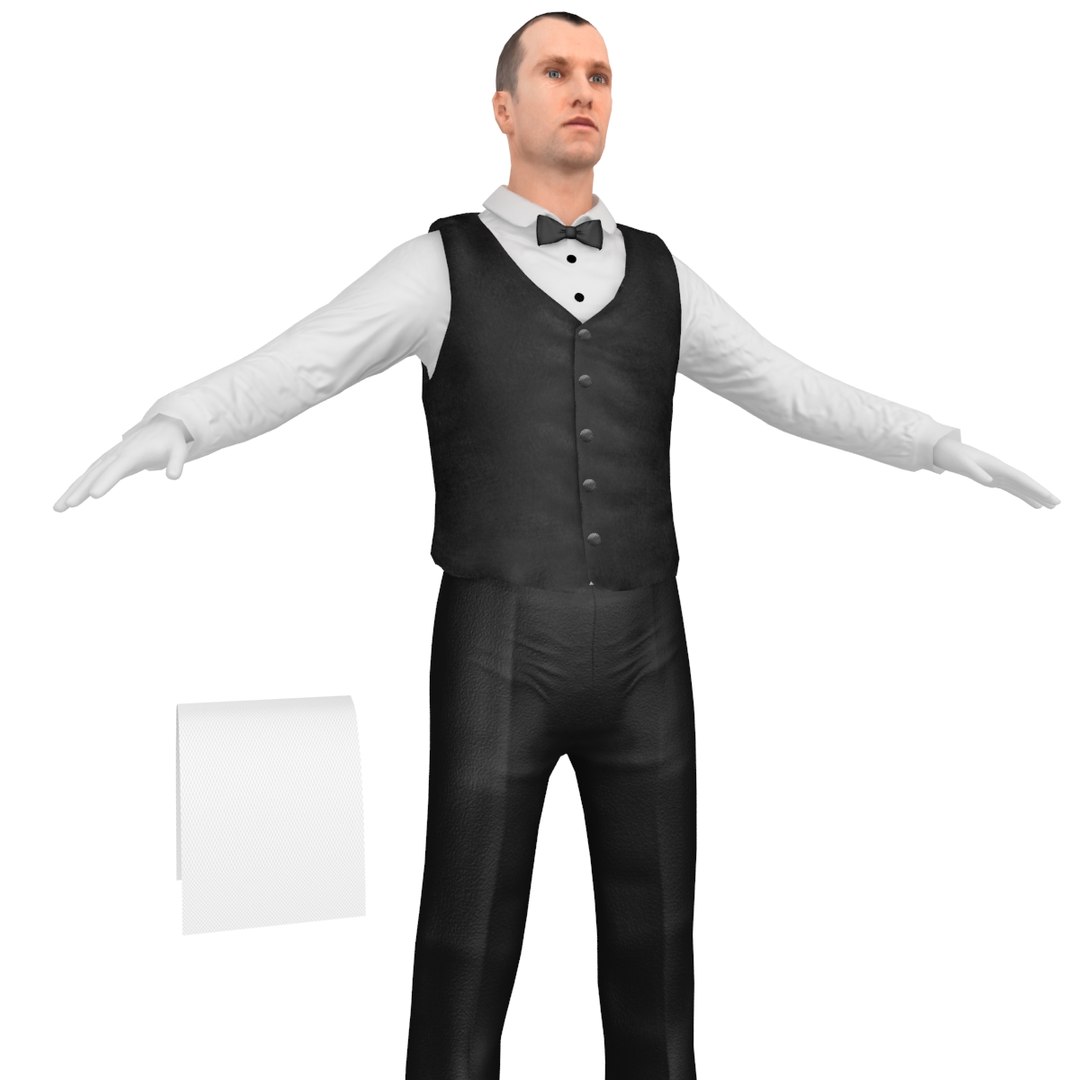 3D Waiter Tray Model - TurboSquid 1314872