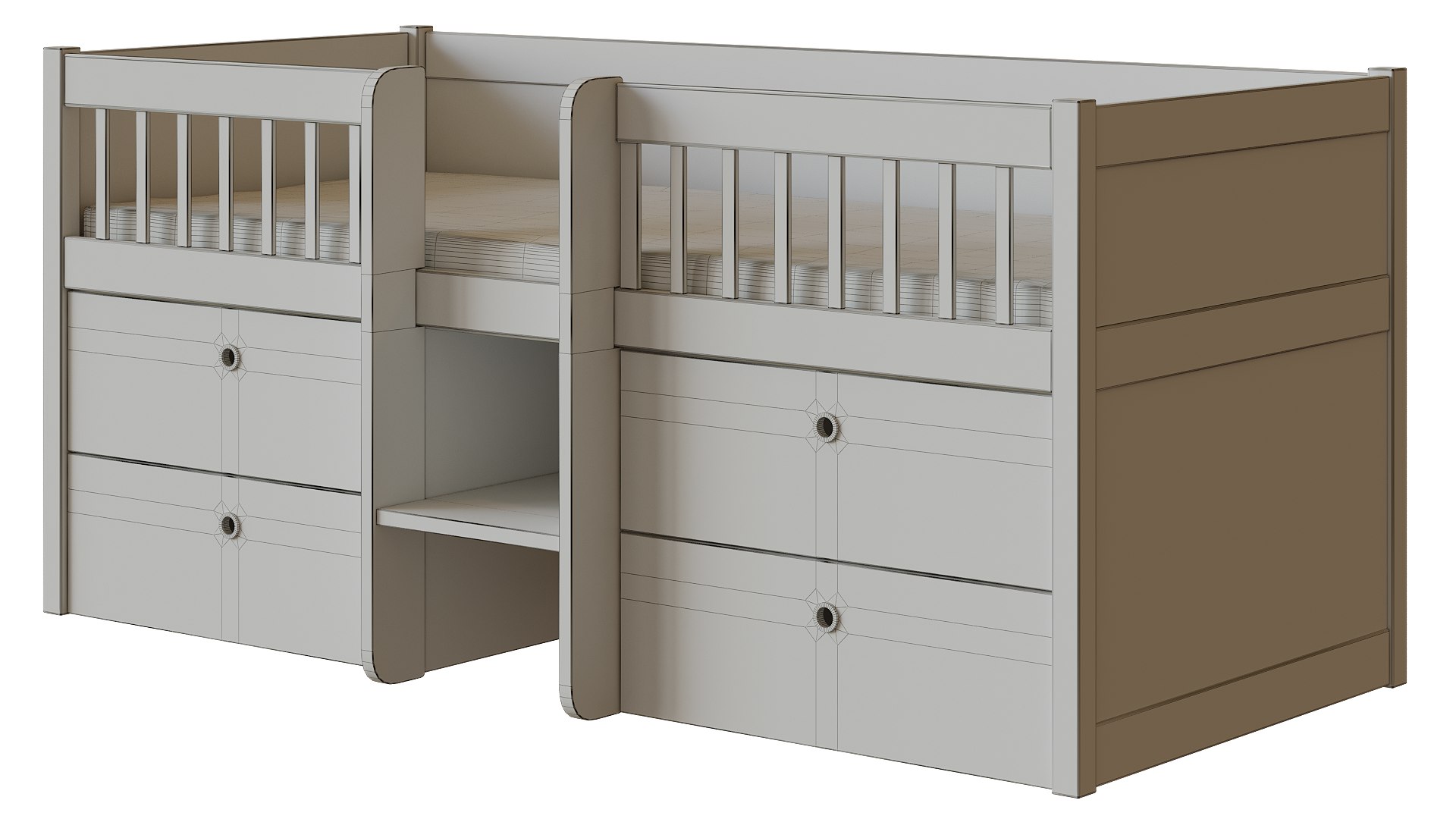 Single Bed By Flexa 3D Model - TurboSquid 2248824