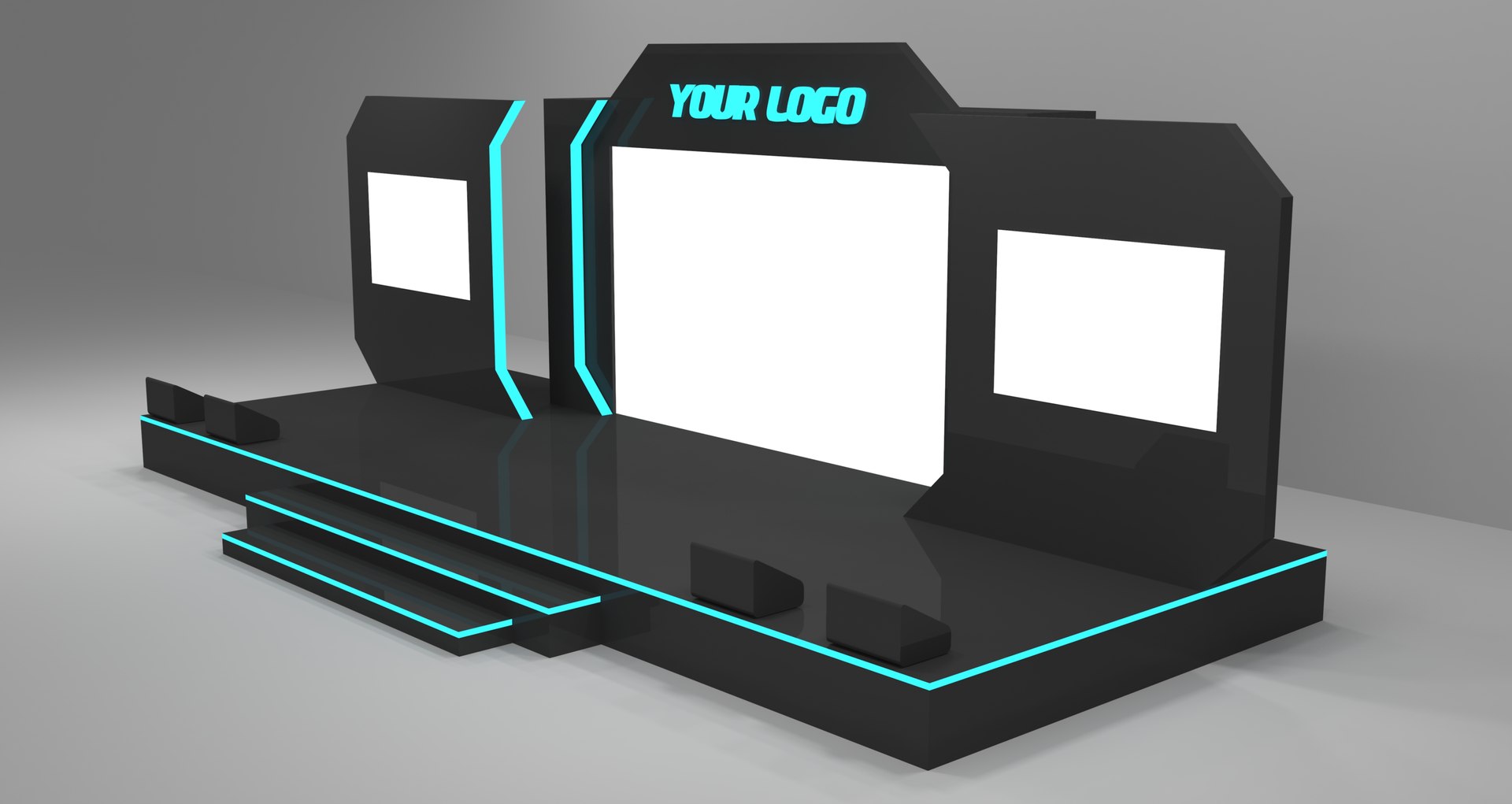 Modern Hi Tech Stage Design Model - TurboSquid 1352841