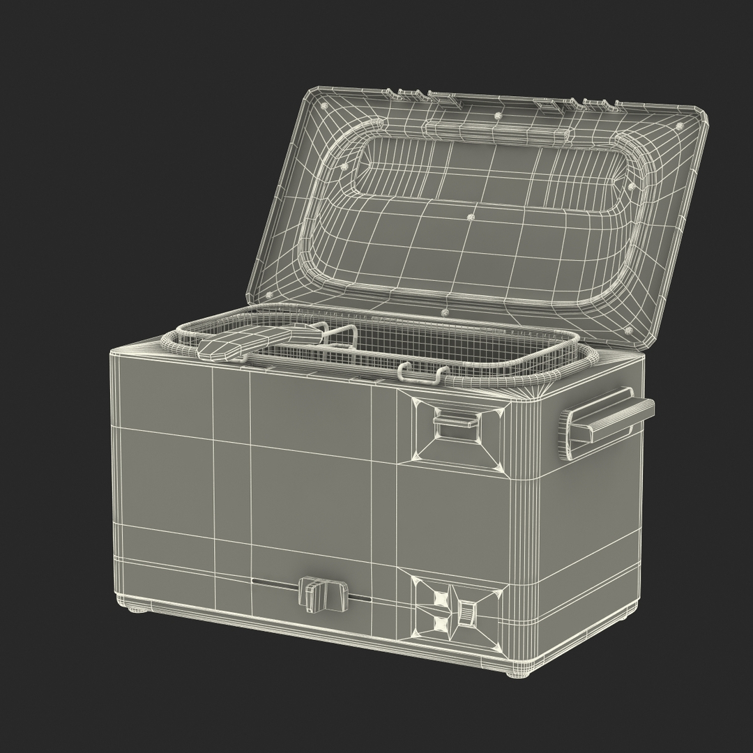 3d Model Electric Single Tank Deep