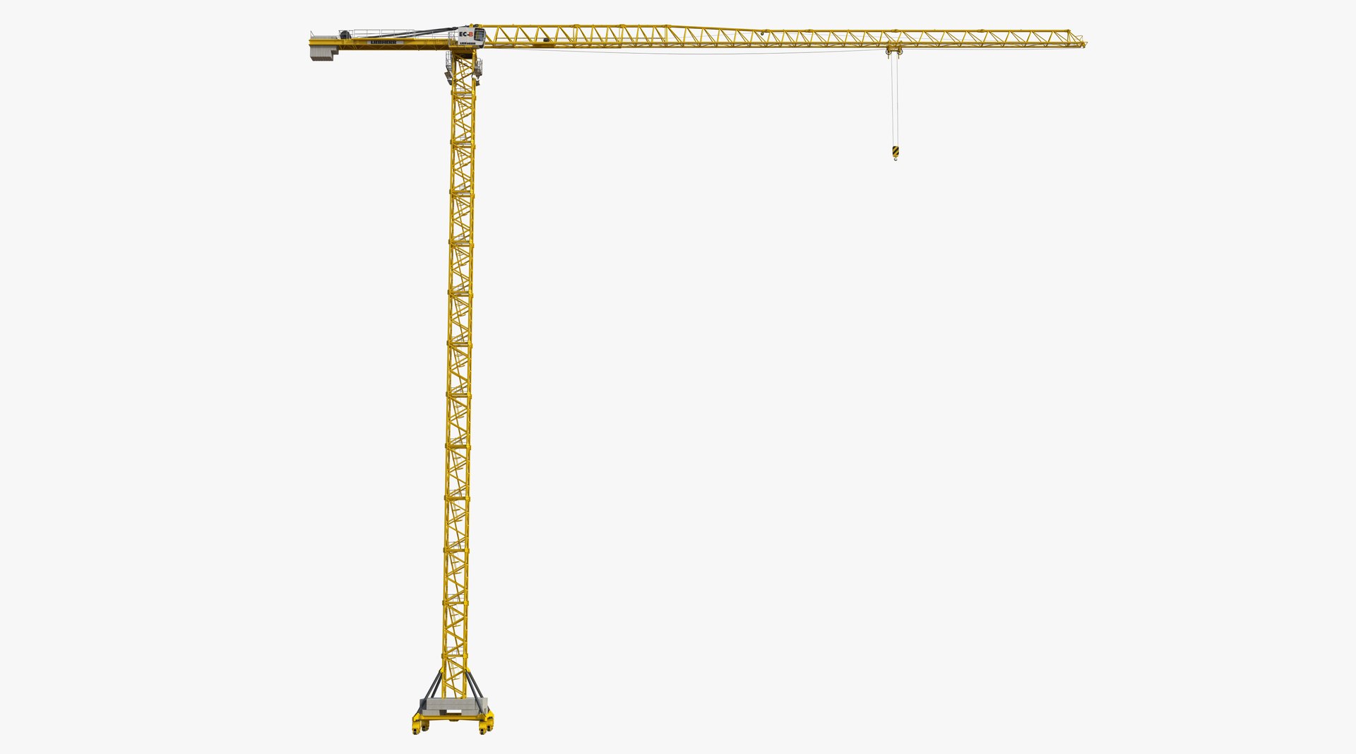 3D Tower Crane Liebherr 250 EC-B Litronic Rigged - TurboSquid 2296597