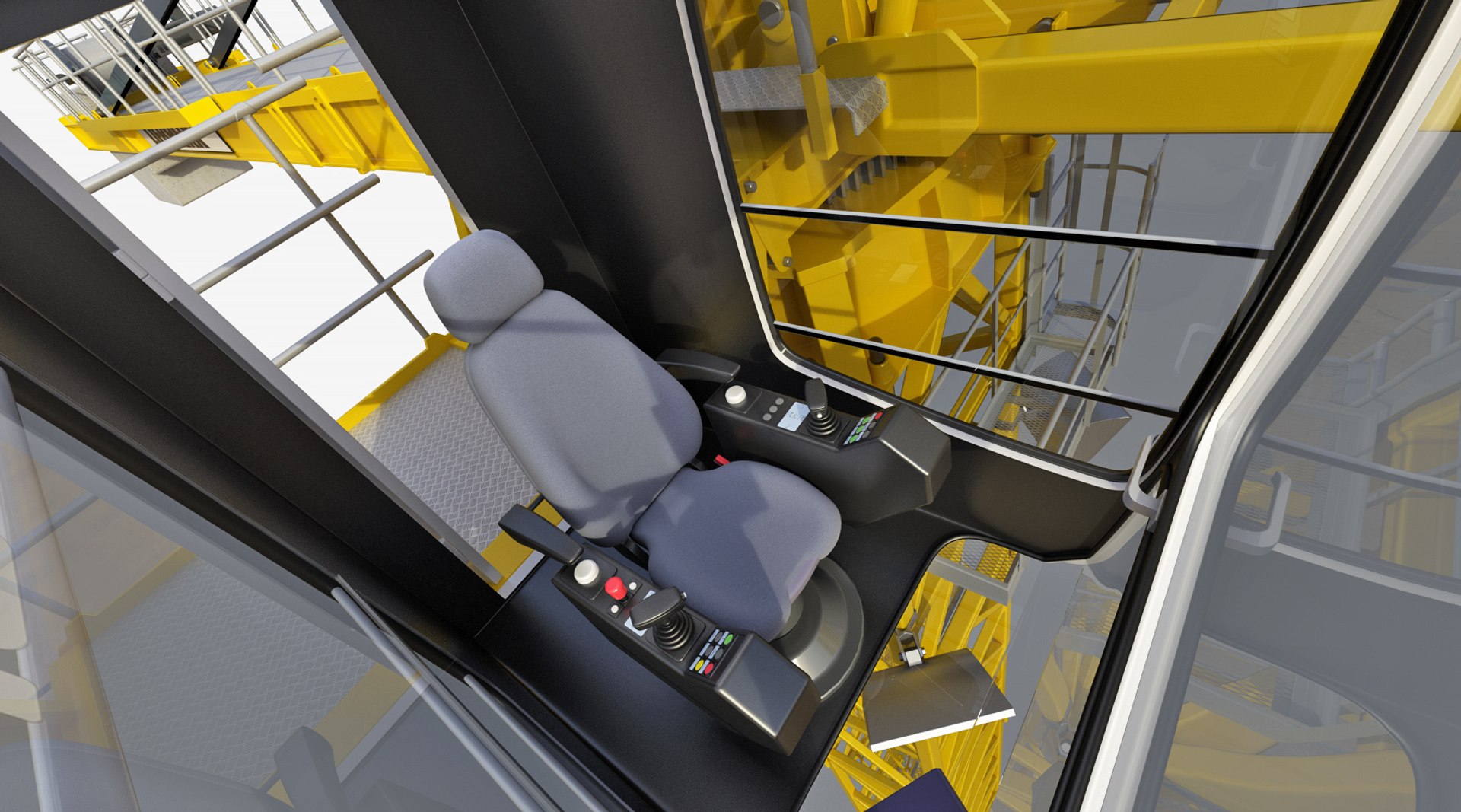 3D Tower Crane Liebherr 250 EC-B Litronic Rigged - TurboSquid 2296597