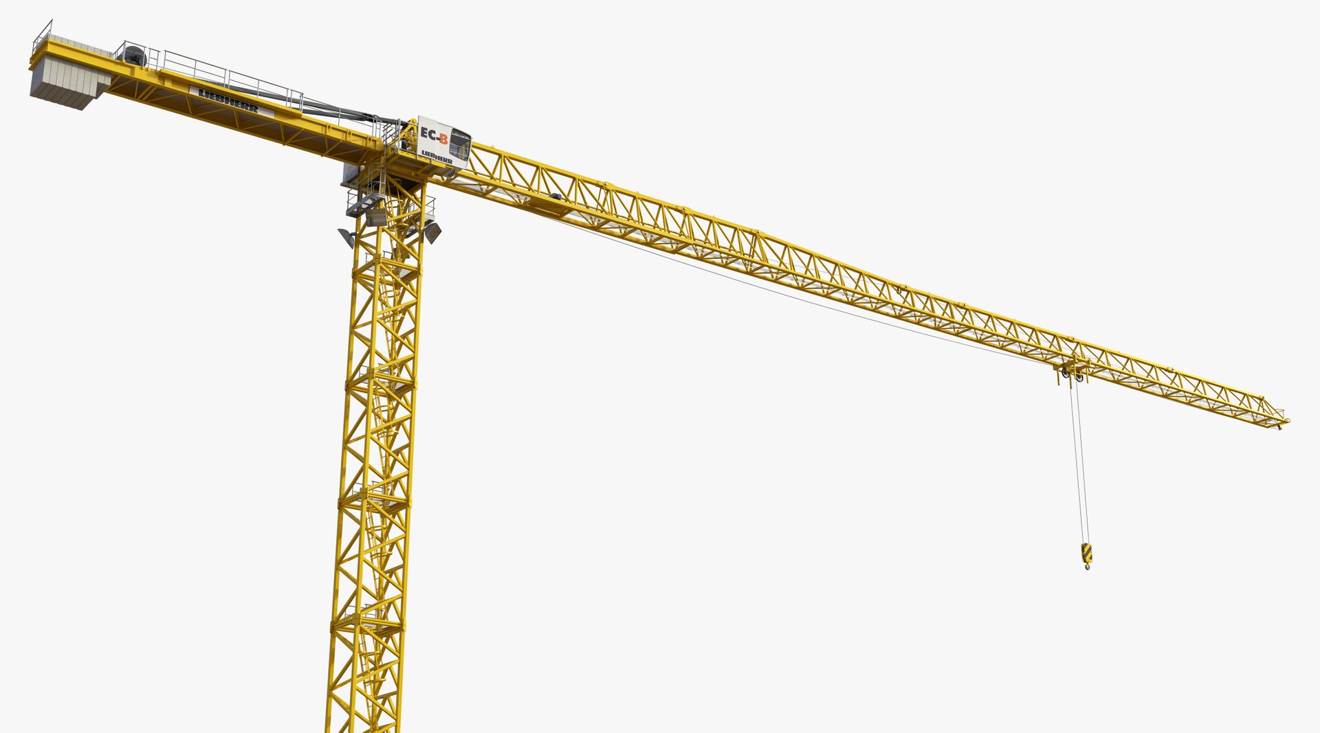 3D Tower Crane Liebherr 250 EC-B Litronic Rigged - TurboSquid 2296597