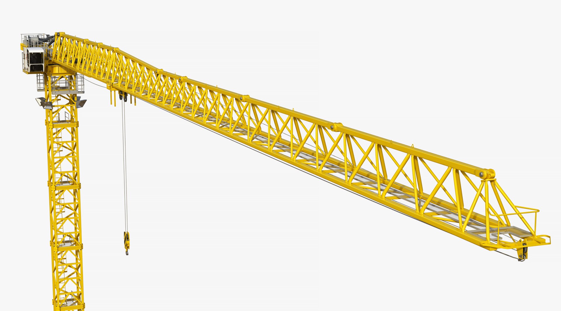 3D Tower Crane Liebherr 250 EC-B Litronic Rigged - TurboSquid 2296597