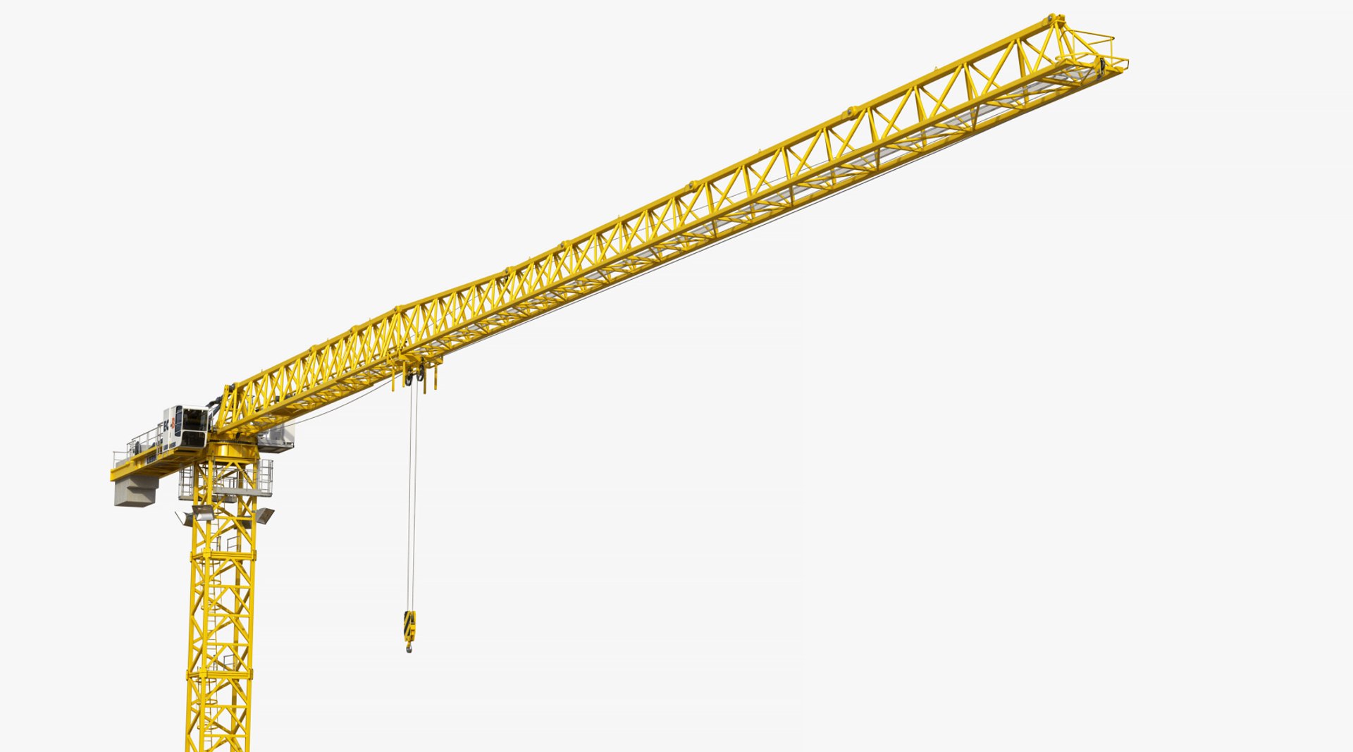 3D Tower Crane Liebherr 250 EC-B Litronic Rigged - TurboSquid 2296597