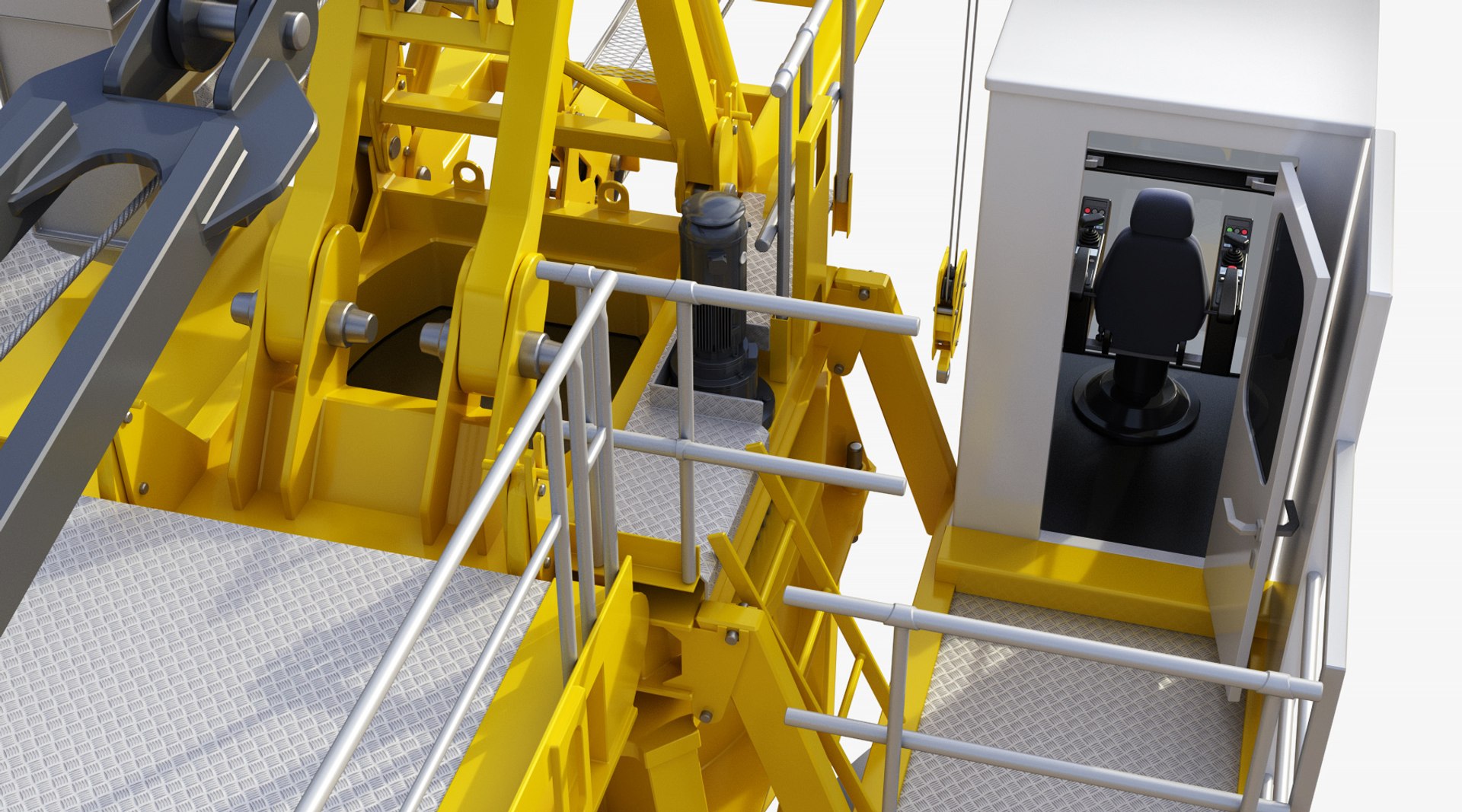 3D Tower Crane Liebherr 250 EC-B Litronic Rigged - TurboSquid 2296597