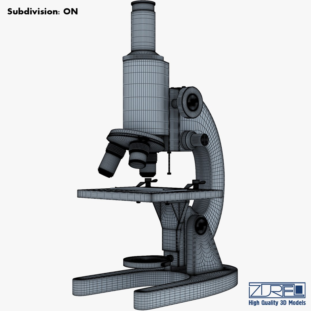 3d model celestron laboratory biological microscope