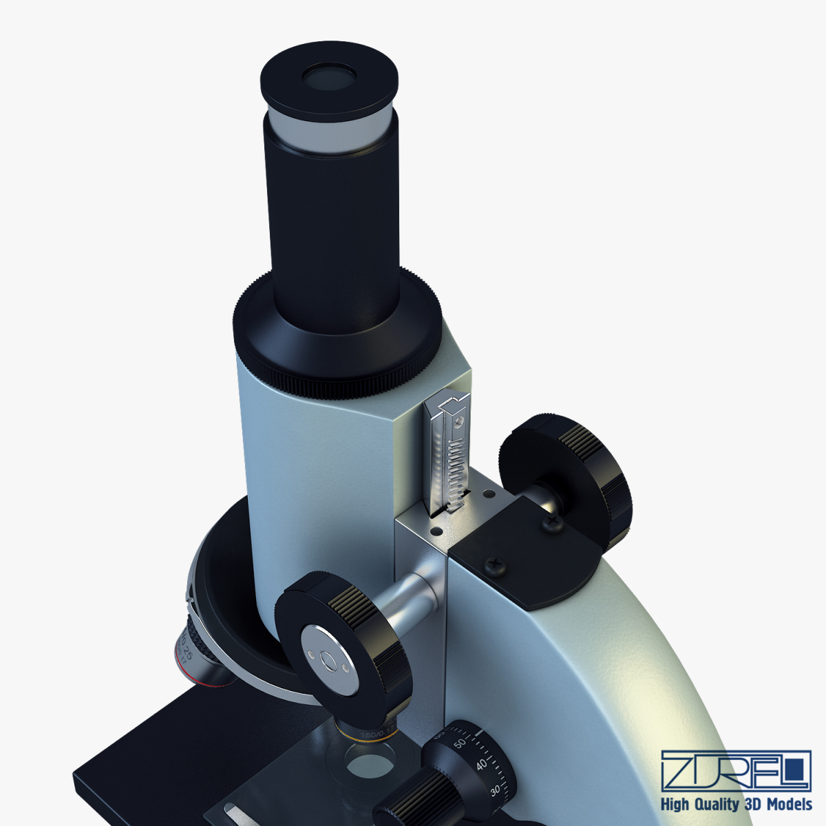 3d model celestron laboratory biological microscope