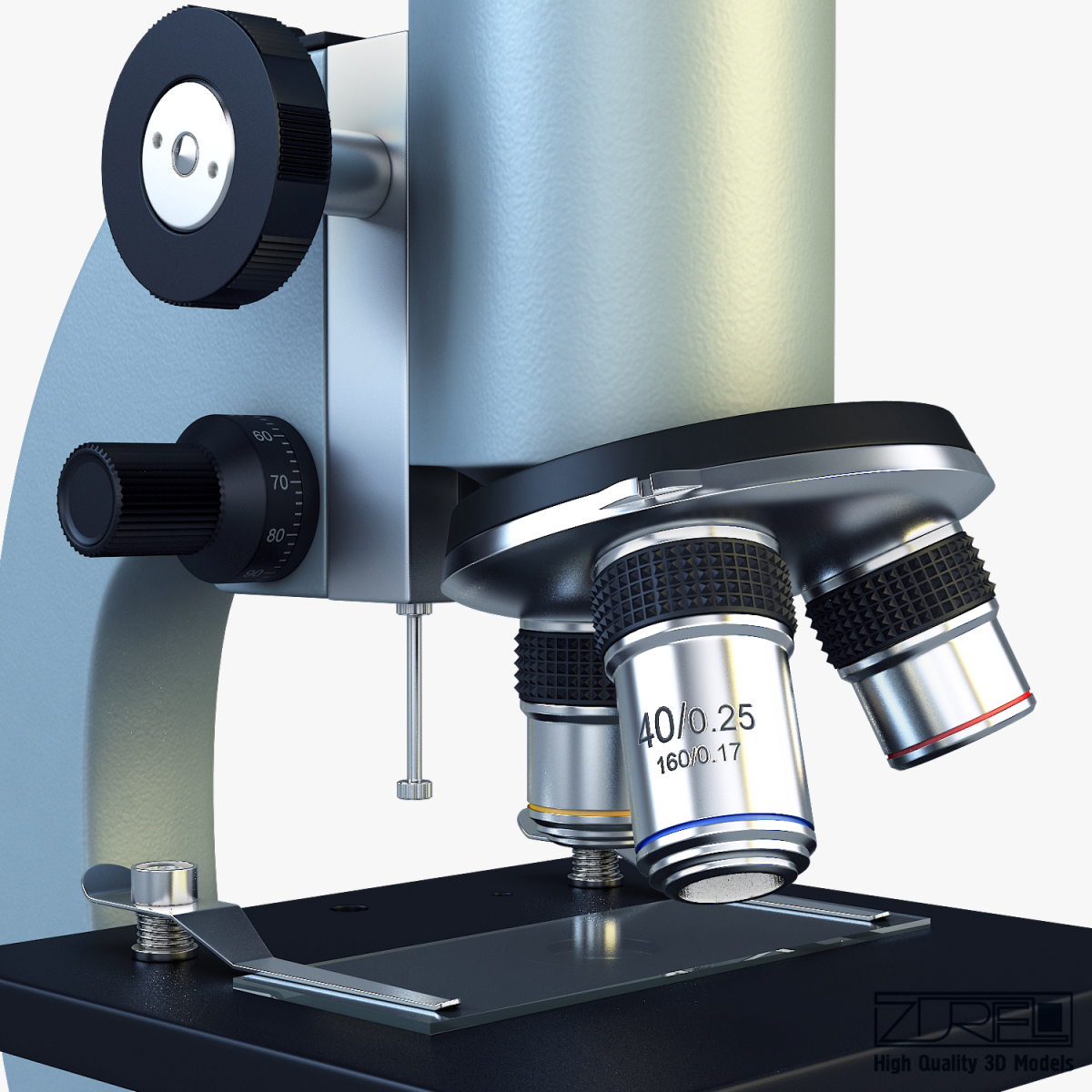 3d model celestron laboratory biological microscope