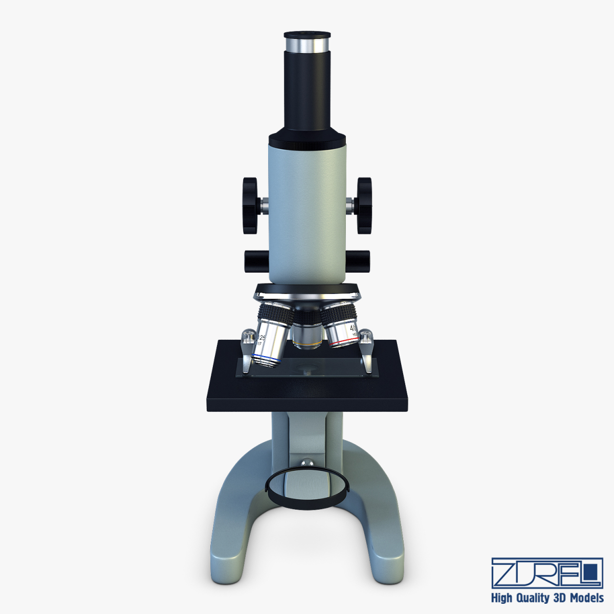 3d model celestron laboratory biological microscope