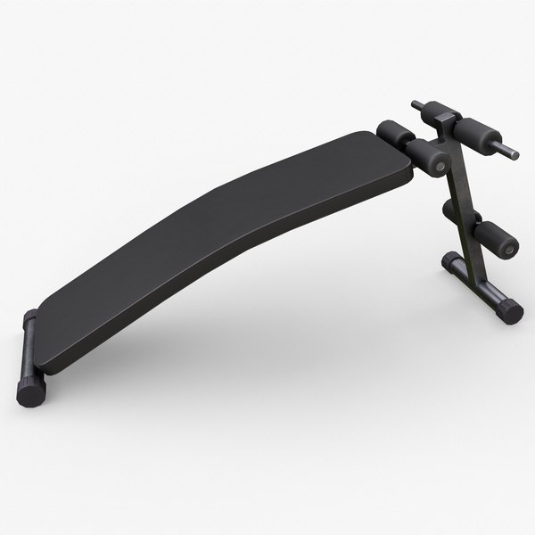 PBR Sit Up Exercise Bench Press model - TurboSquid 1805512