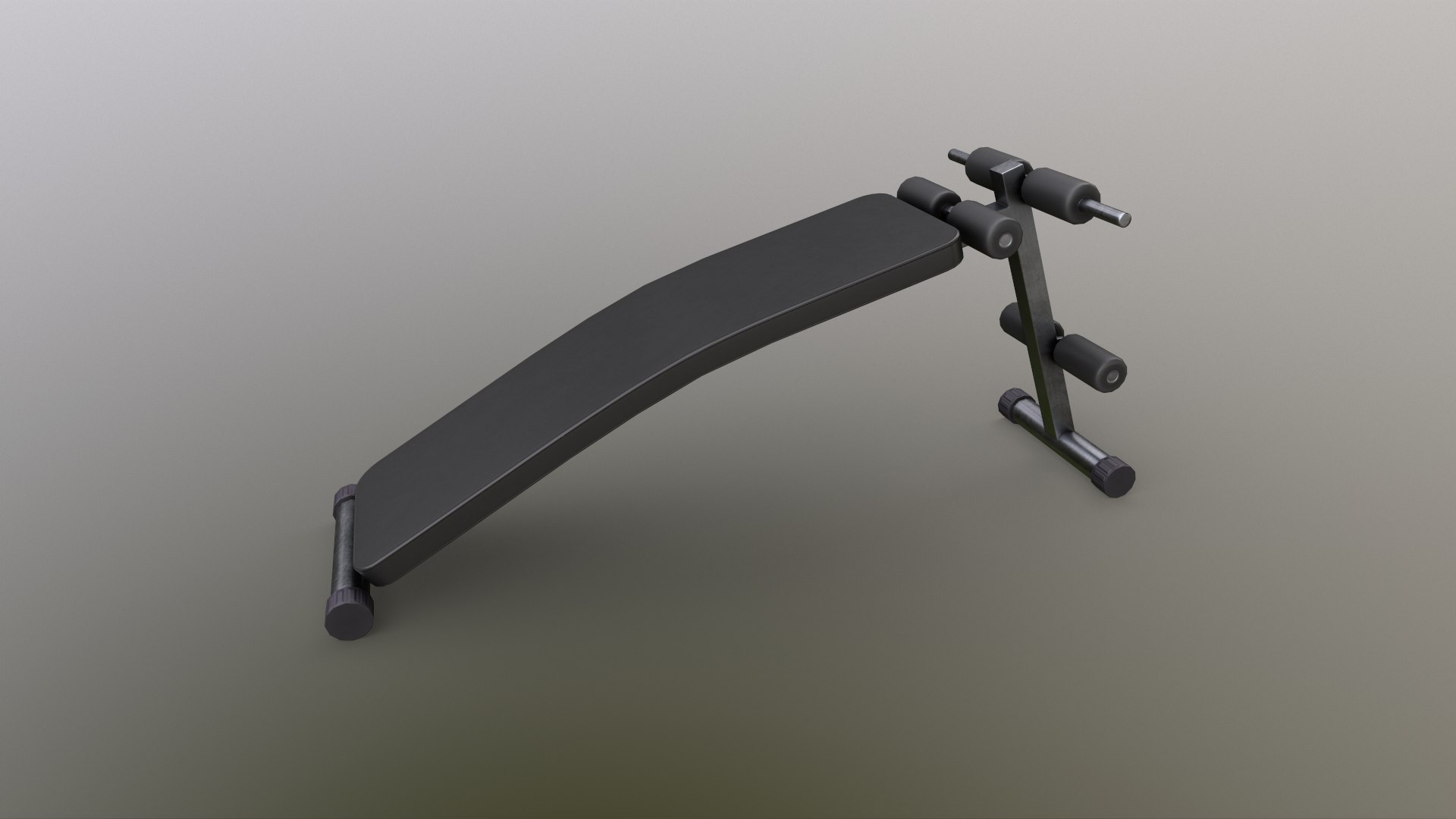 PBR Sit Up Exercise Bench Press Model - TurboSquid 1805512