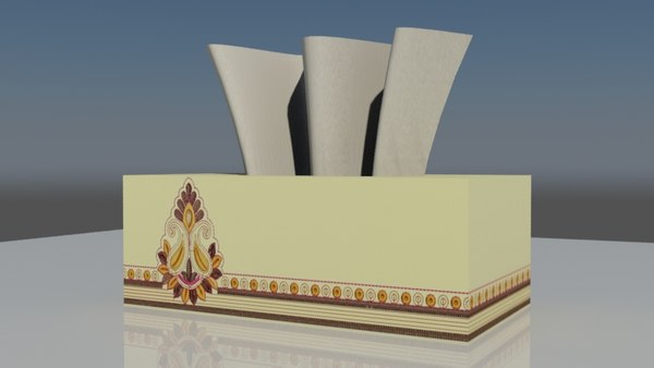 free tissue box 3d model