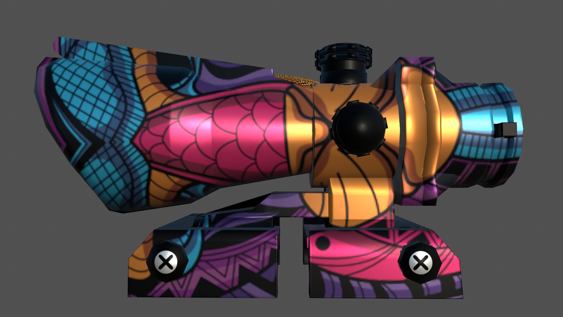 3D Scope Weapon 4x - TurboSquid 1695418