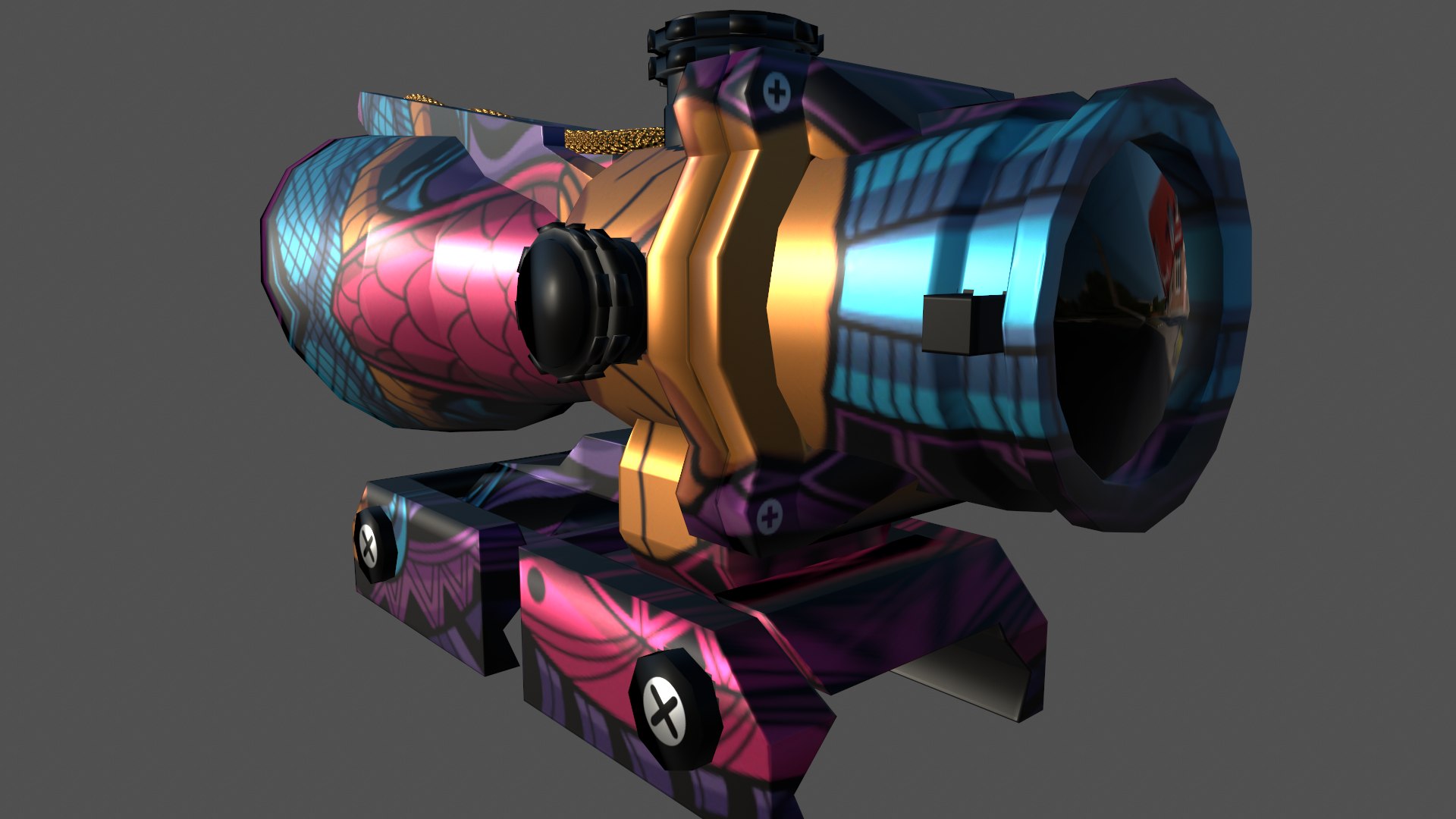 3D Scope Weapon 4x - TurboSquid 1695418