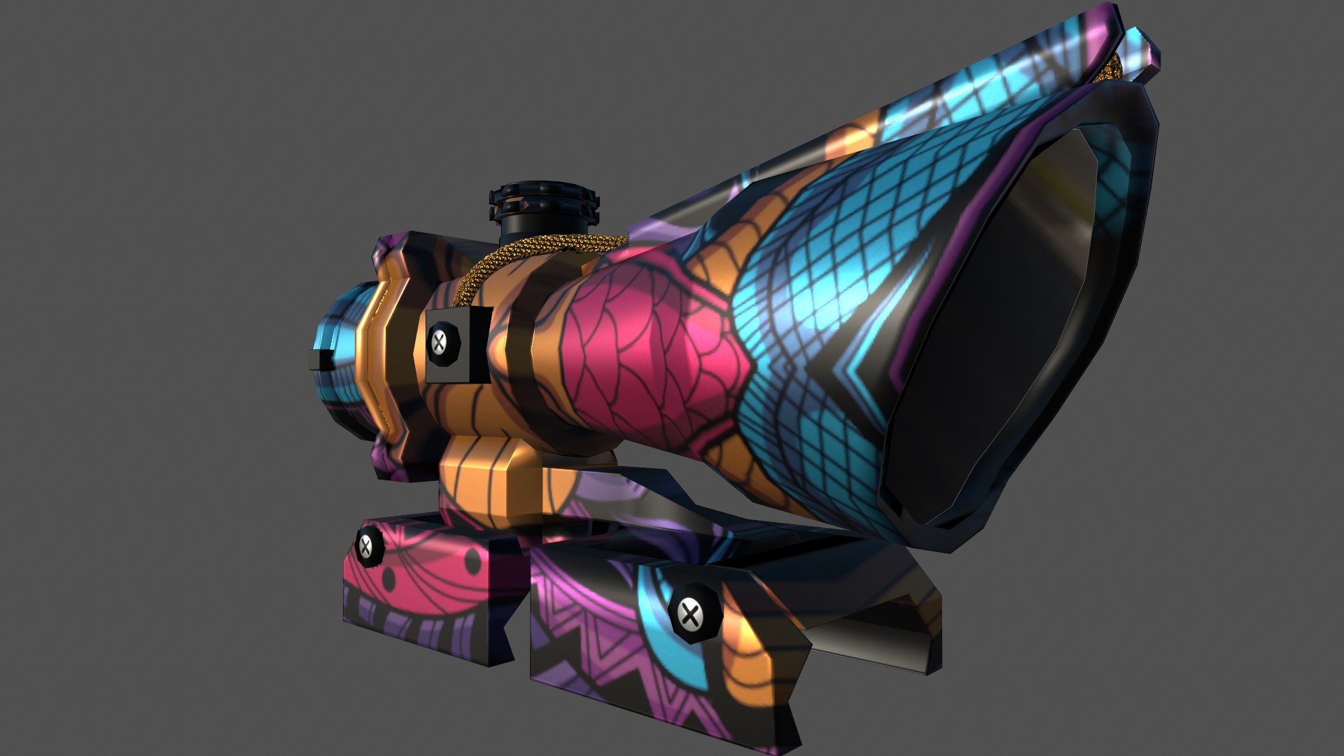 3D Scope Weapon 4x - TurboSquid 1695418