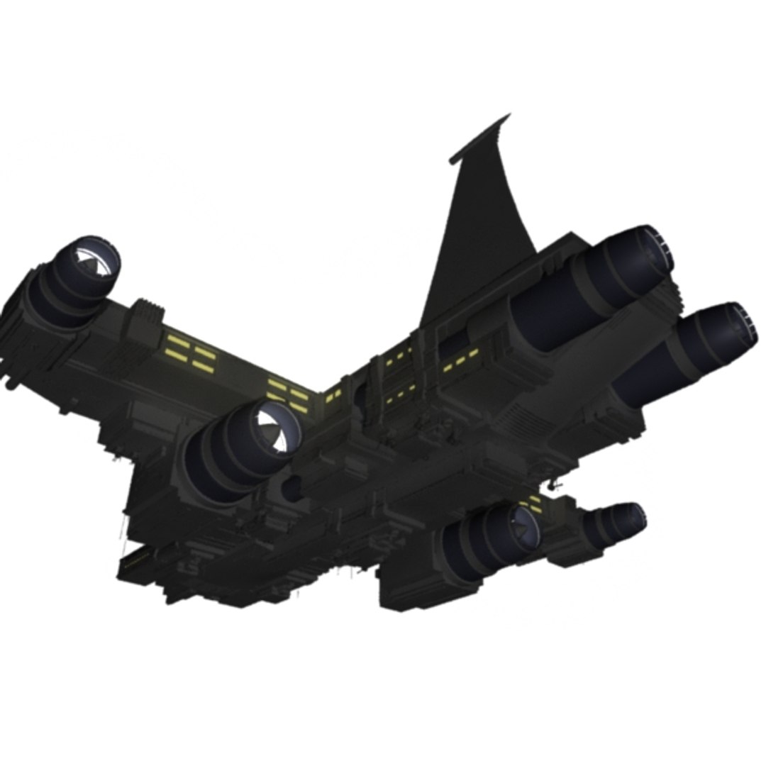 Uac Spaceship 3d Max