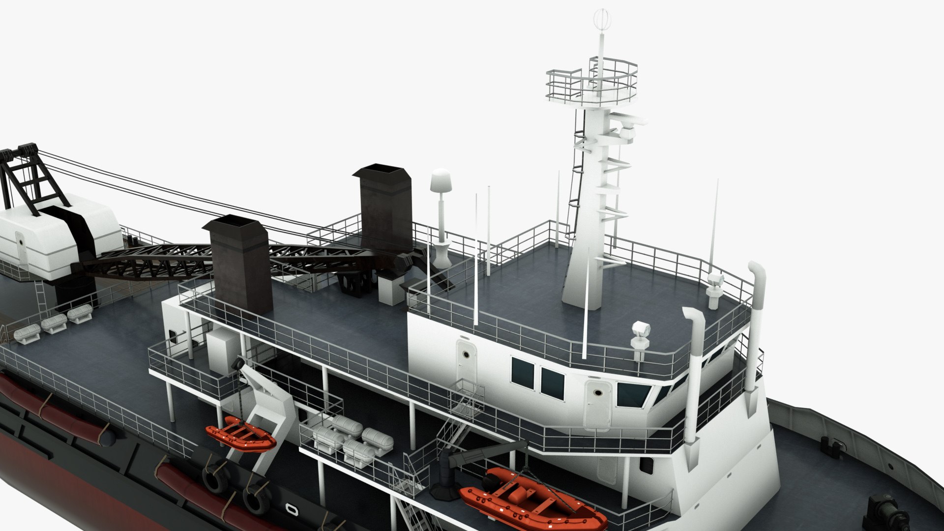 Offshore Support Vessel Mercury Star 3D Model - TurboSquid 1725601