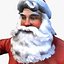 3d Model New Year Santa Real-time