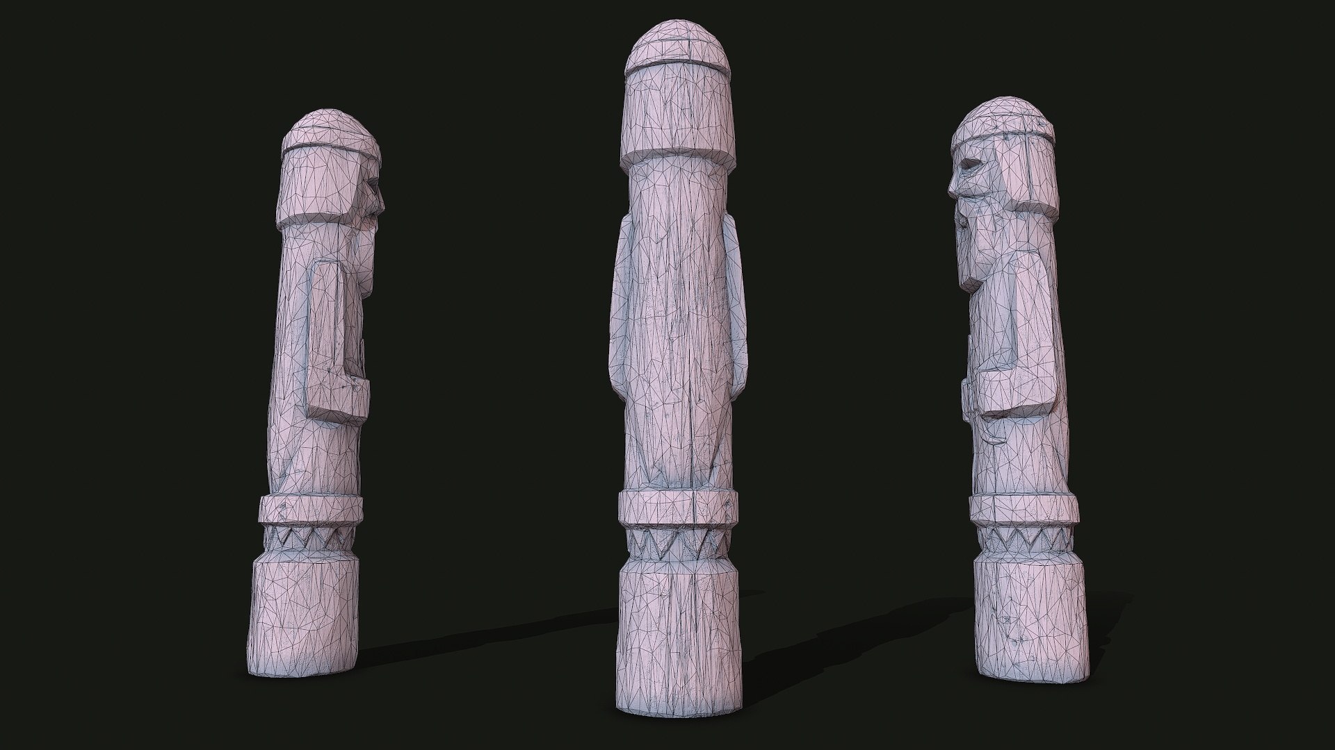 3D Totem Wood 4 Model - TurboSquid 2135454
