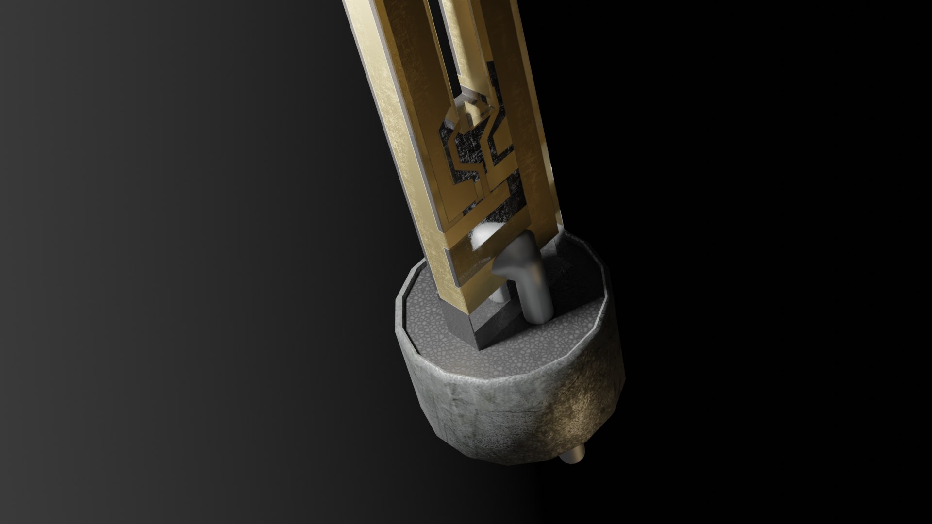 3D Model Quartz Tuning Fork Low-poly 3D Model - TurboSquid 1947075