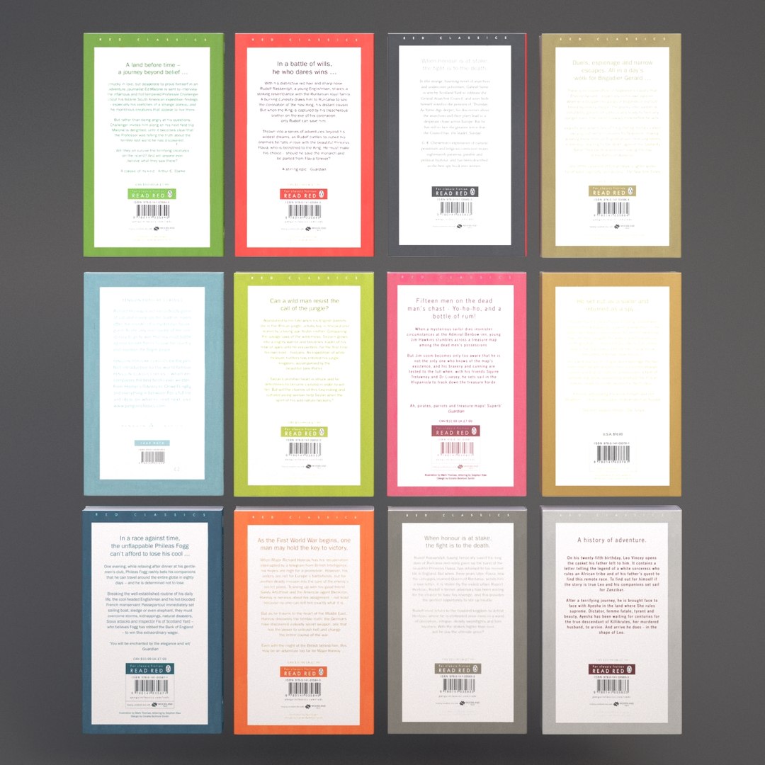 3d Children S Books Classics Model