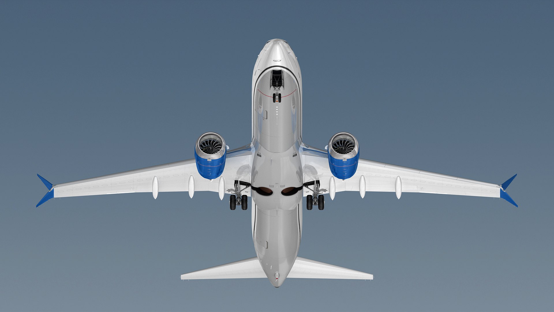 3D Boeing 737-8 MAX United Airlines model - TurboSquid 1984957