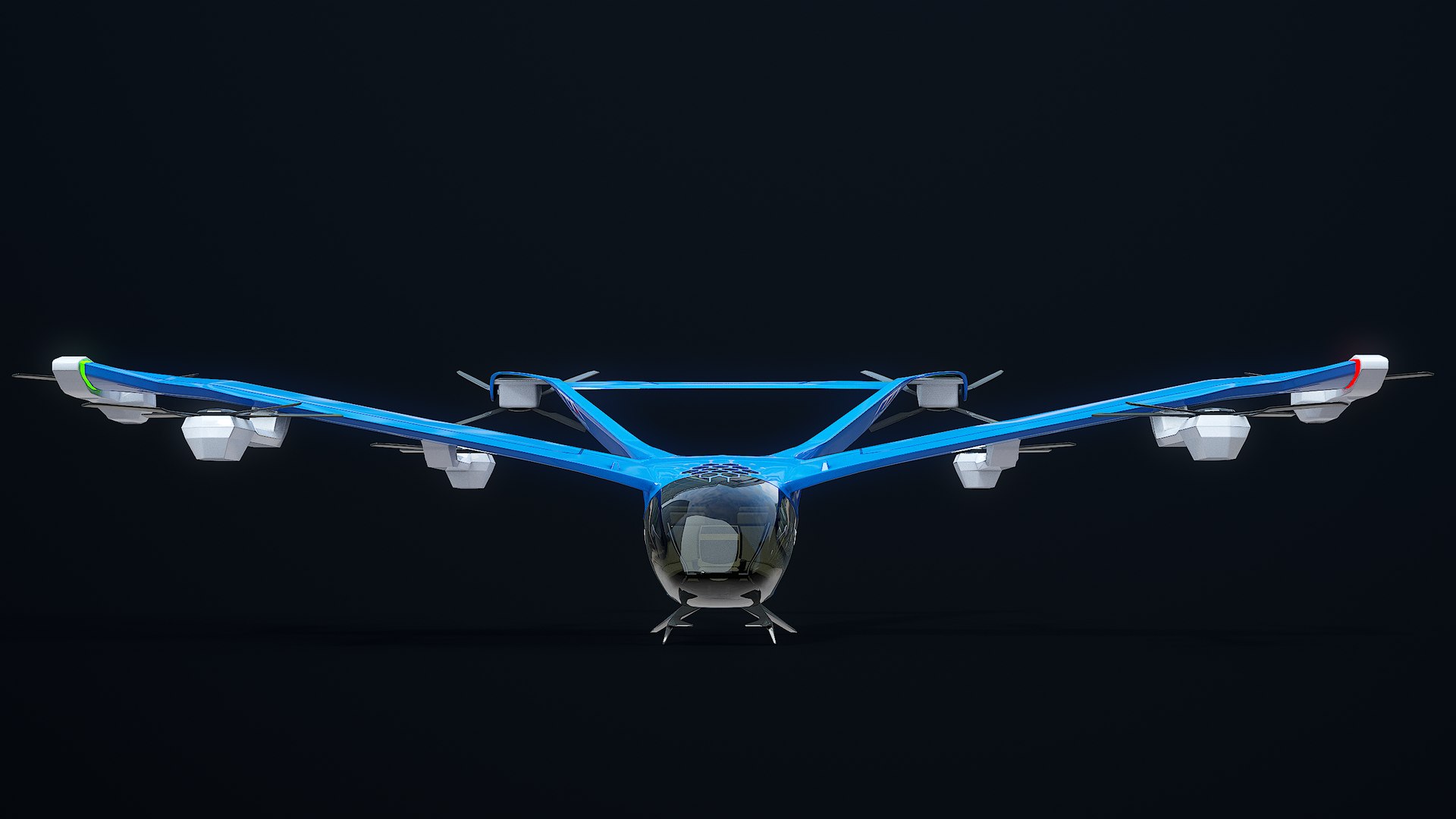 3D Airbus CityAirbus EVTOL Flying Taxi ITA Edition PBR Model - TurboSquid 1947043