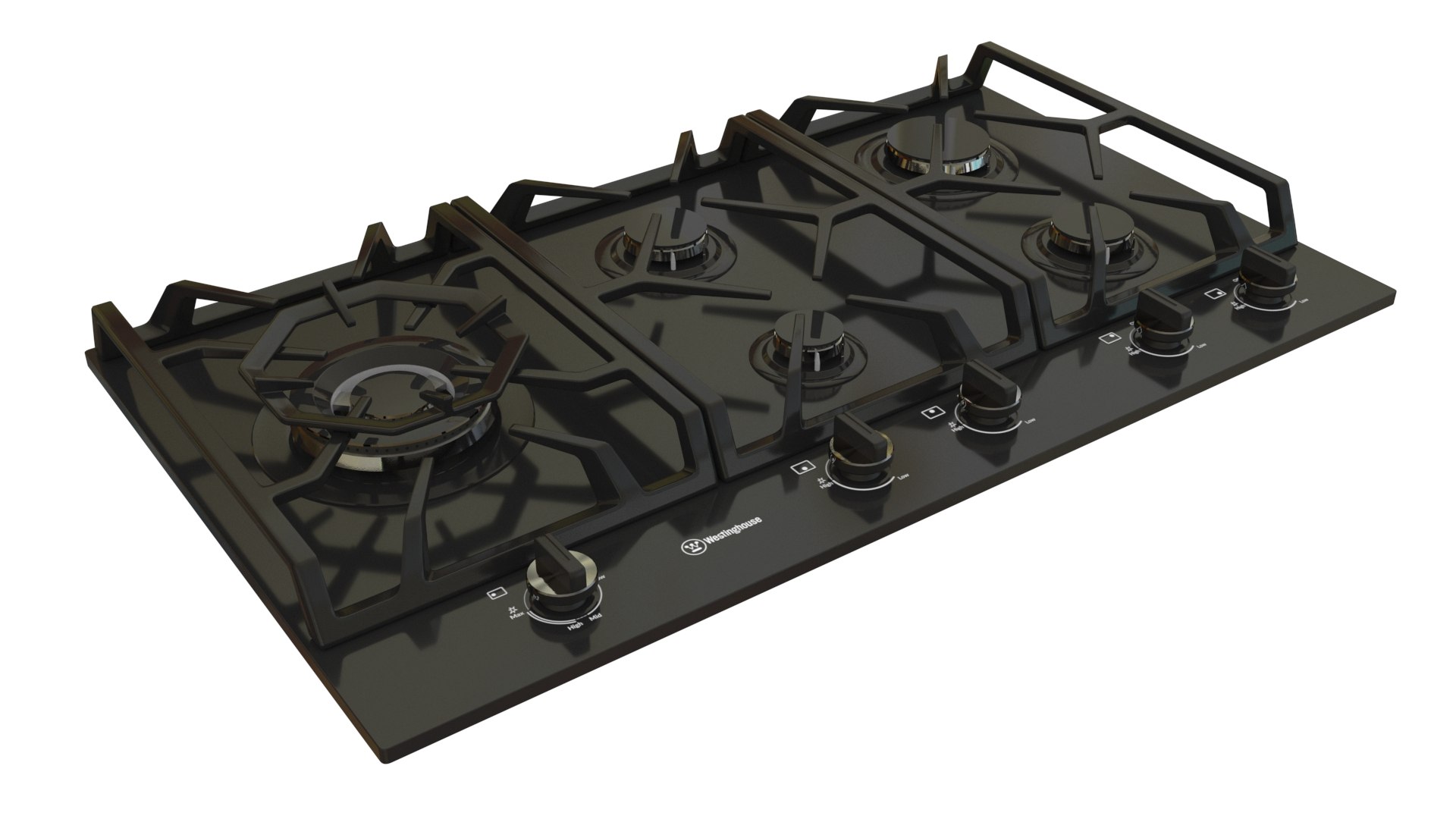 Realistic Gas Cooktop Model 3D Model - TurboSquid 1980854