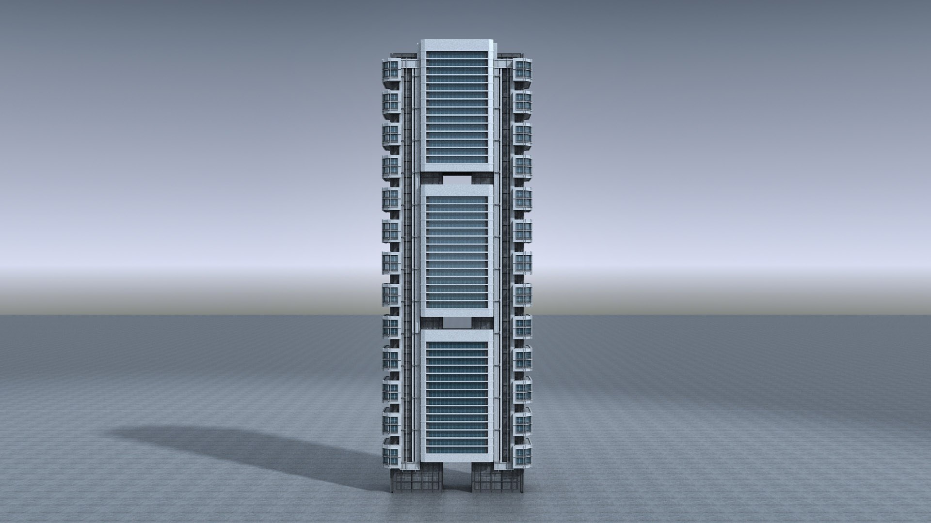 Future Building 038 3D Model - TurboSquid 2293657