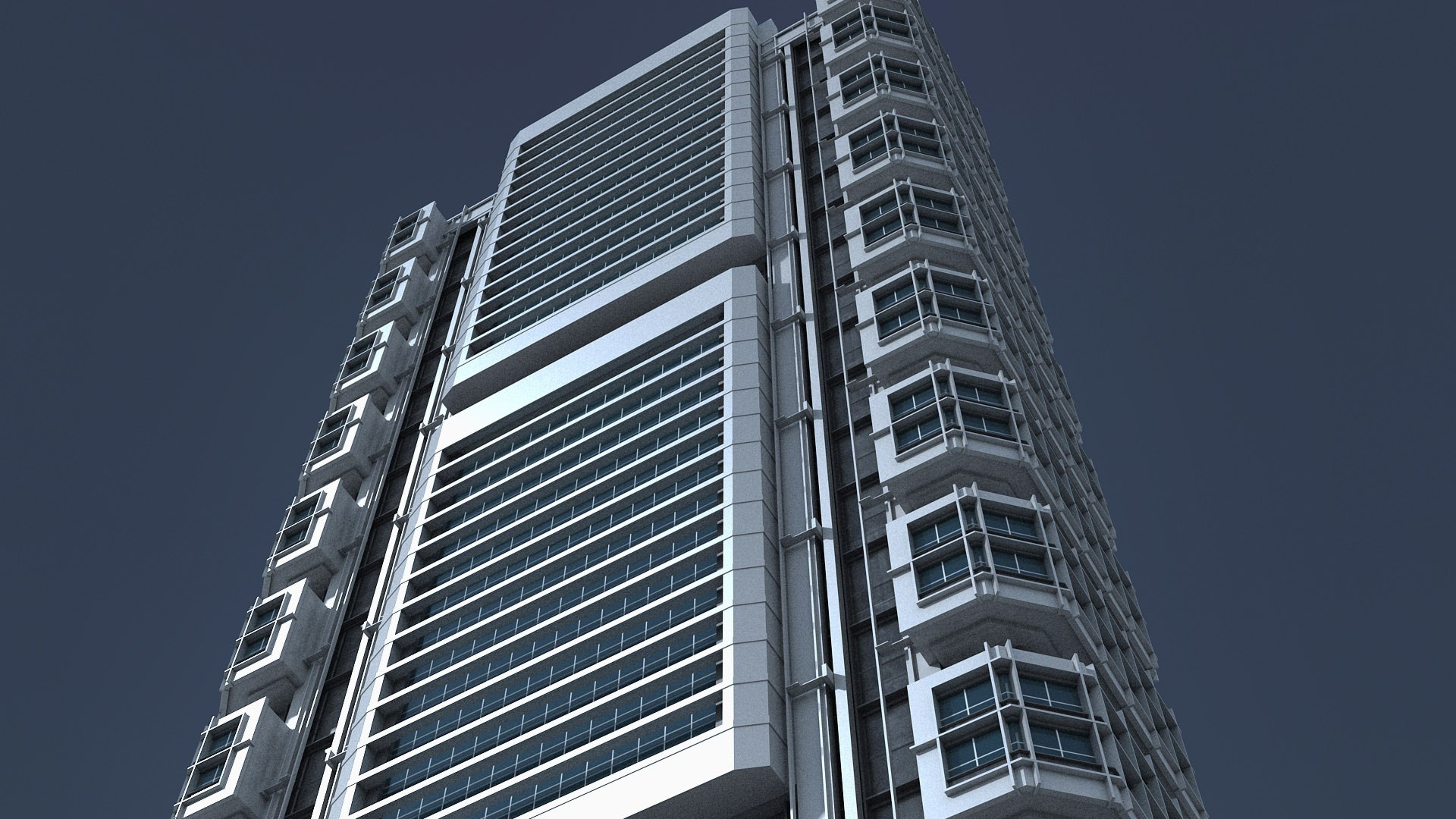 Future Building 038 3D Model - TurboSquid 2293657