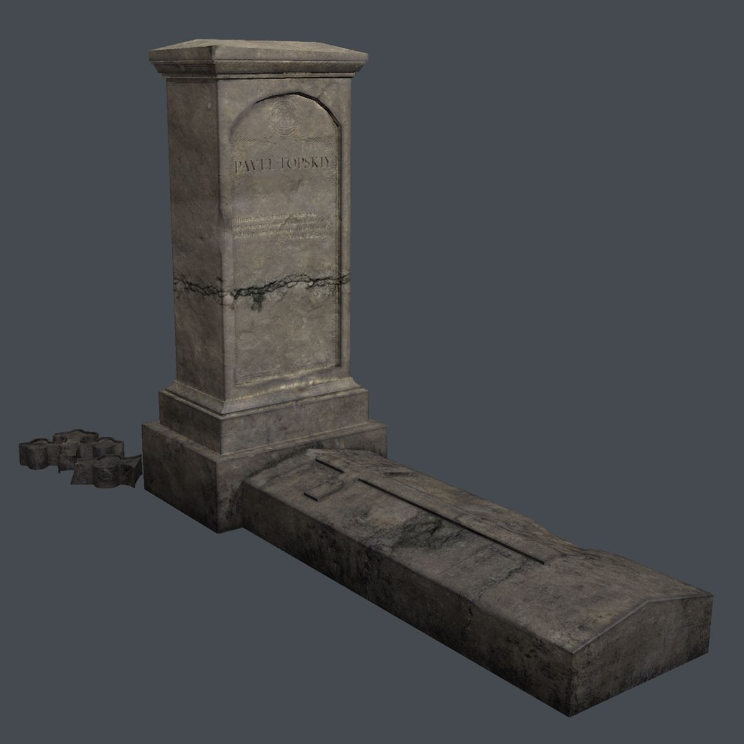 3d gravestone 10 model