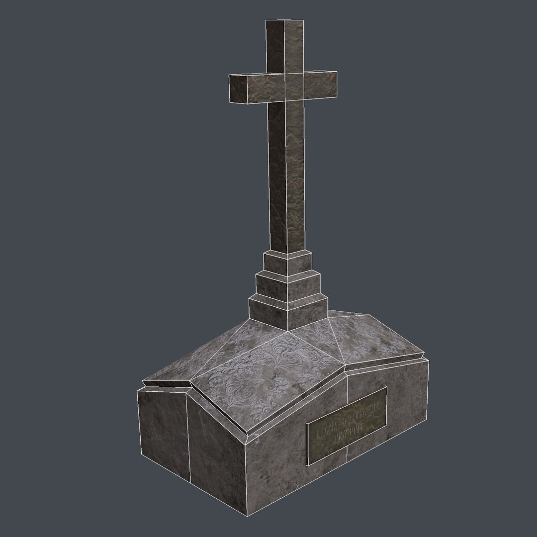 3d gravestone 10 model