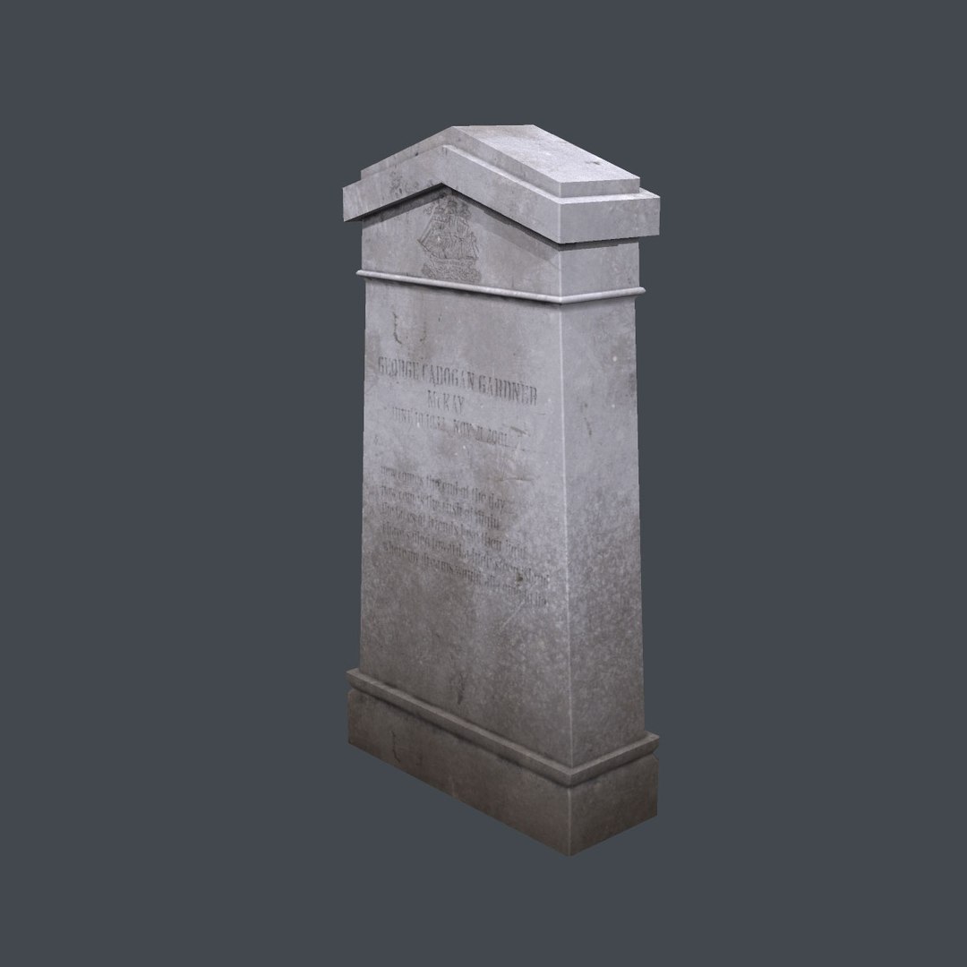 3d gravestone 10 model