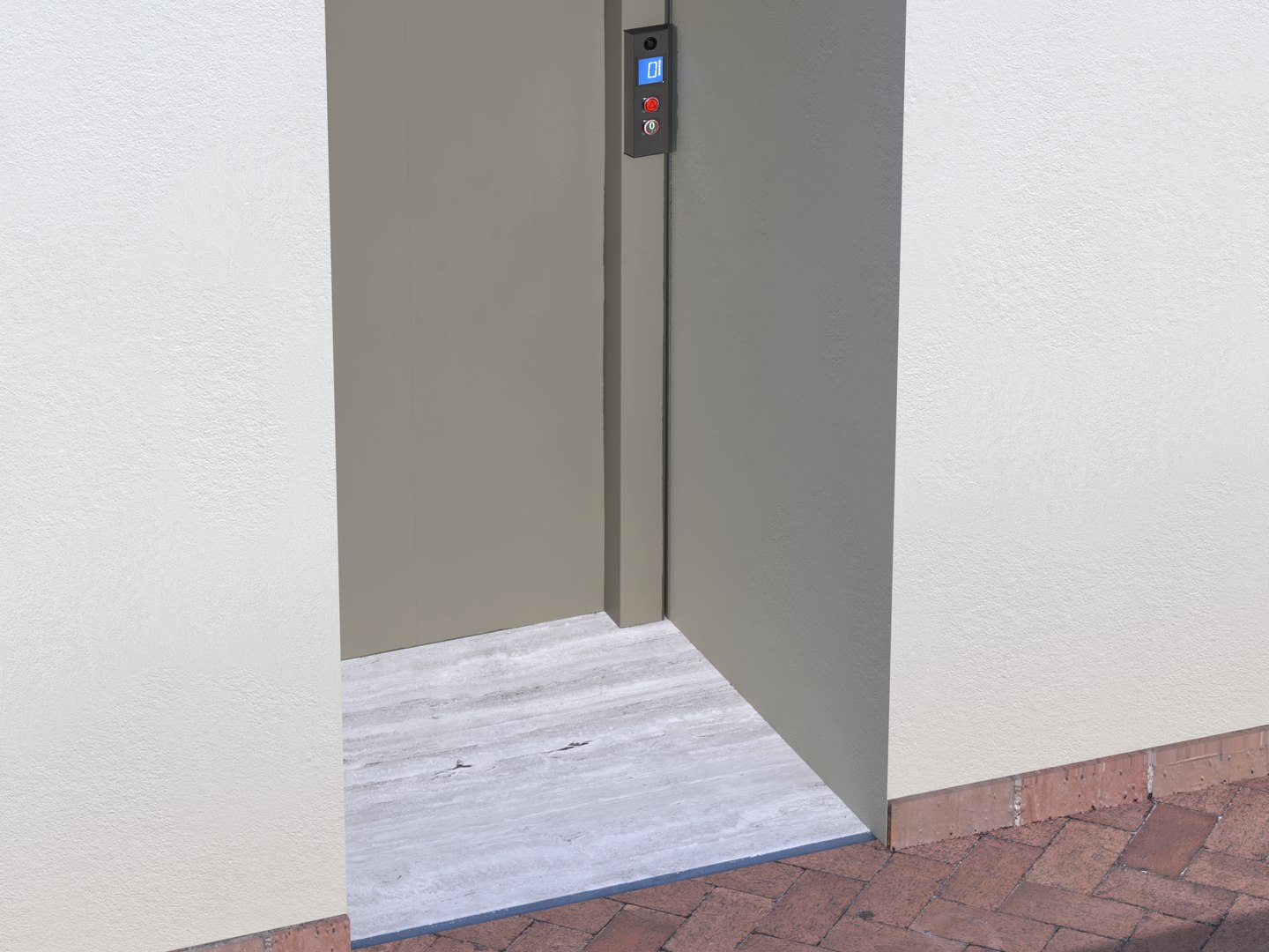 Elevator 1 Low-poly 3D Model - TurboSquid 2148701
