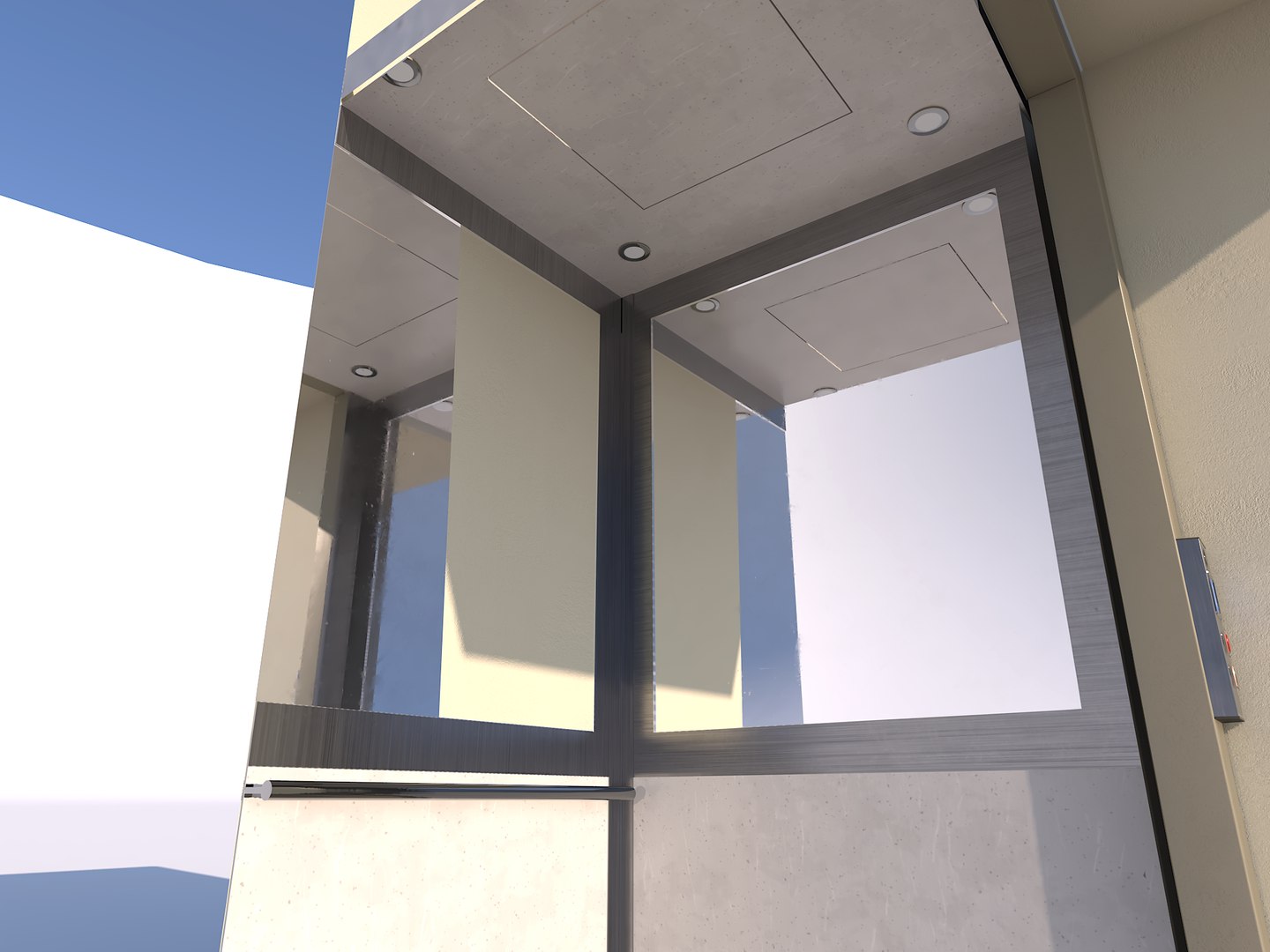 Elevator 1 Low-poly 3D Model - TurboSquid 2148701