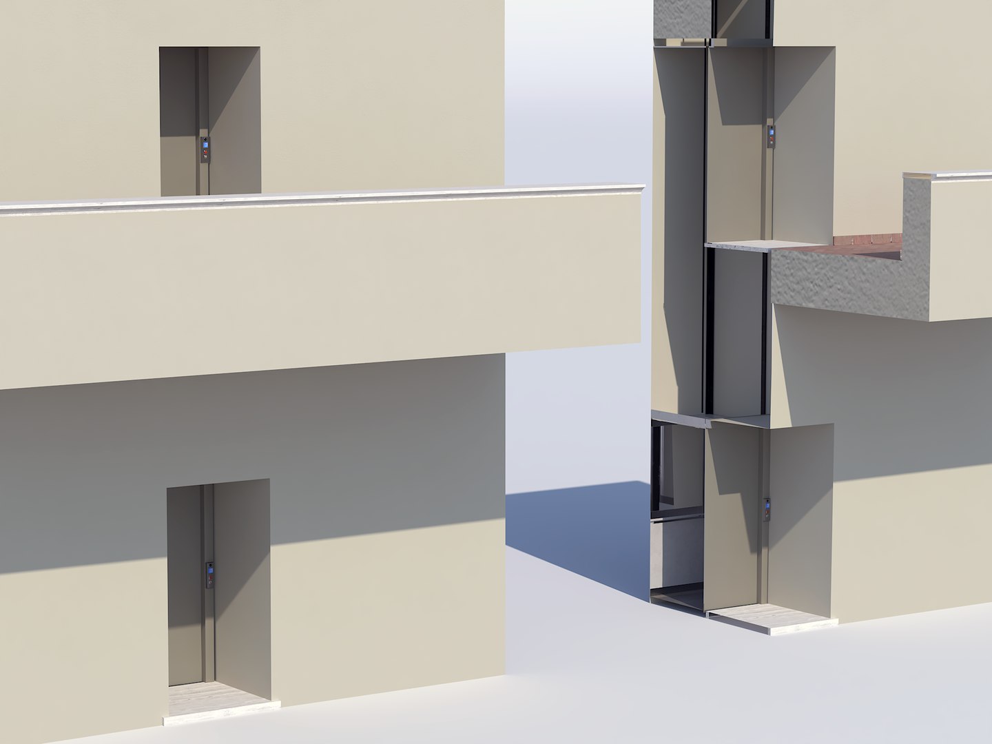 Elevator 1 Low-poly 3D Model - TurboSquid 2148701