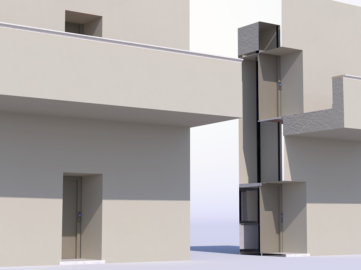 Elevator 1 Low-poly 3D Model - TurboSquid 2148701