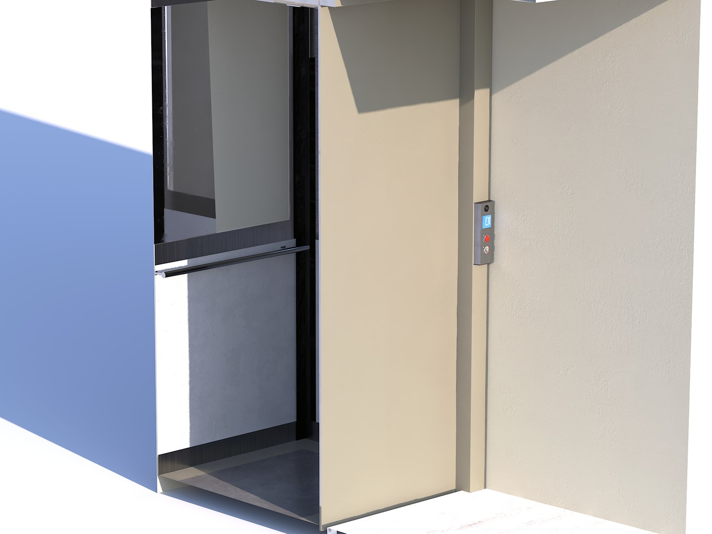 Elevator 1 Low-poly 3D Model - TurboSquid 2148701