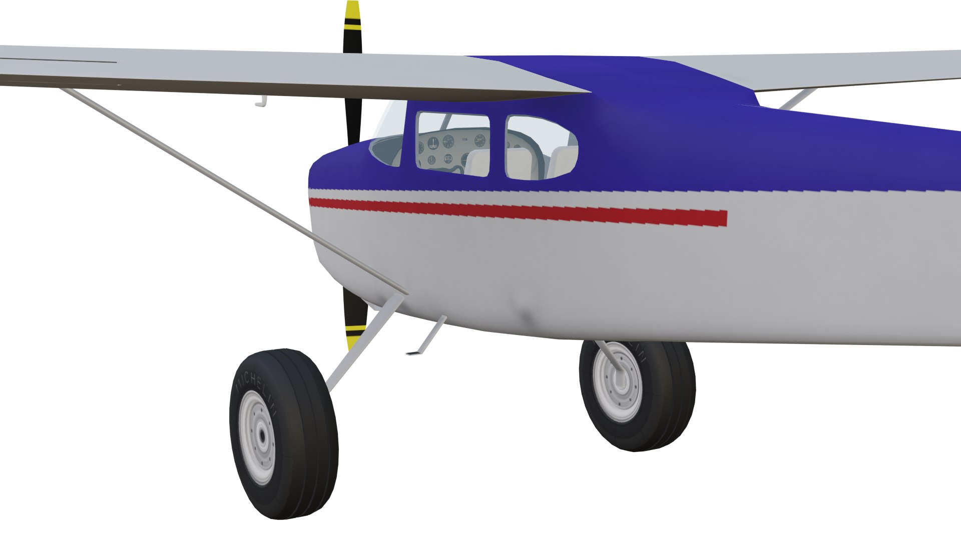 3D Model Cessna 180 Skywagon Bush Version - TurboSquid 2348359