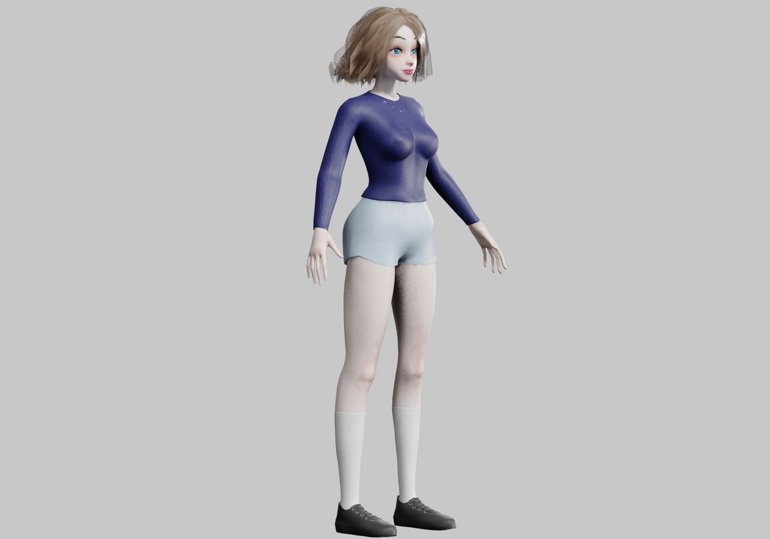 Basic Pretty Woman V26904 3D Model - TurboSquid 2277133