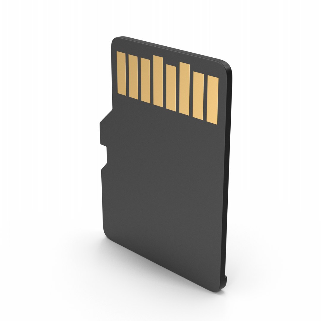 3D Model Micro SD Card - TurboSquid 2326771