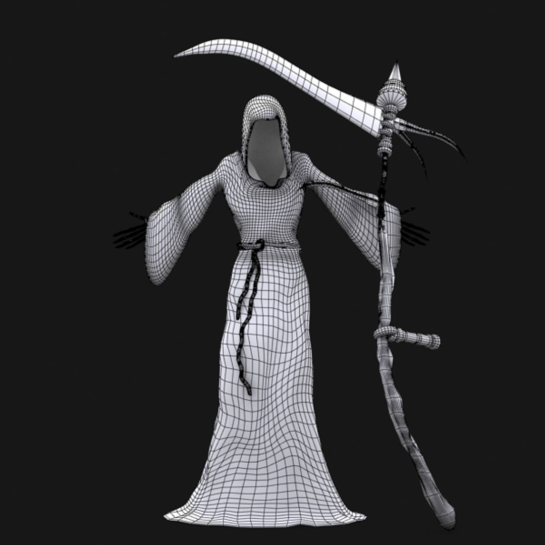 Reaper Death Grim 3d Max