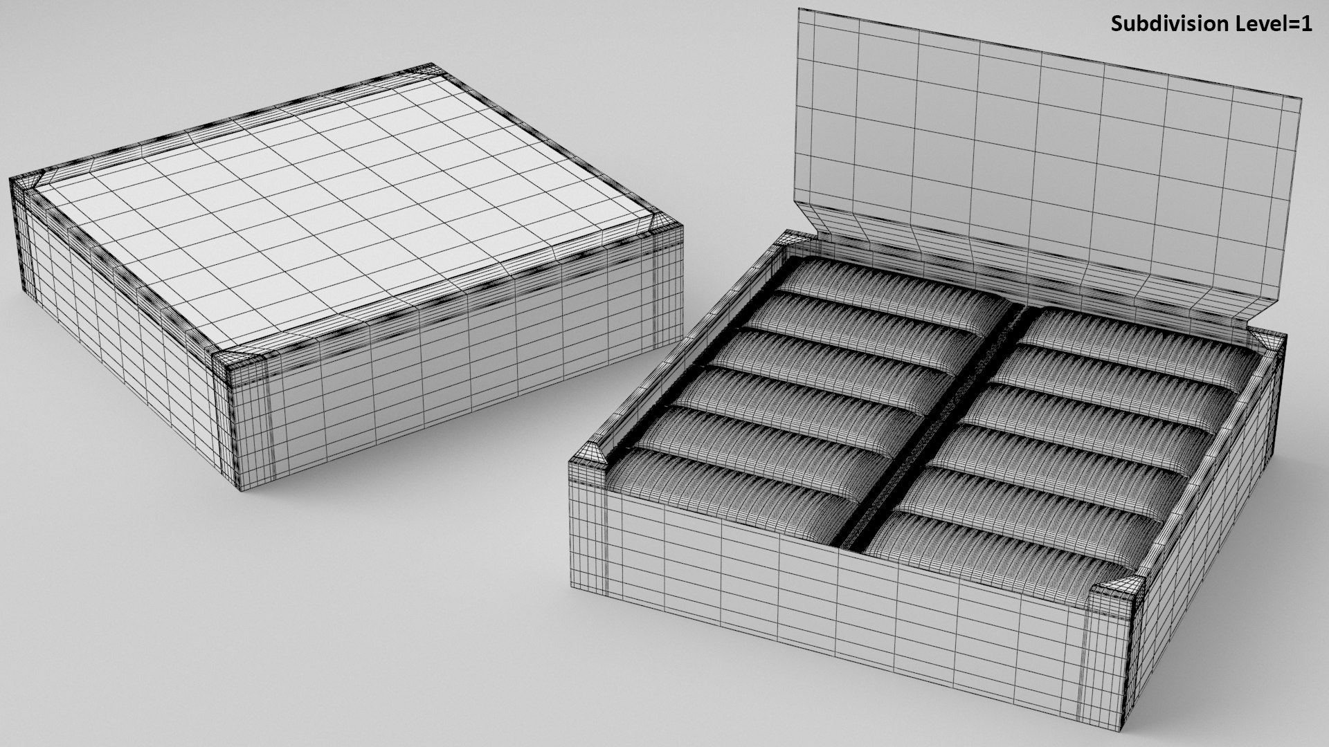 3D Box Twix Model - TurboSquid 1689257