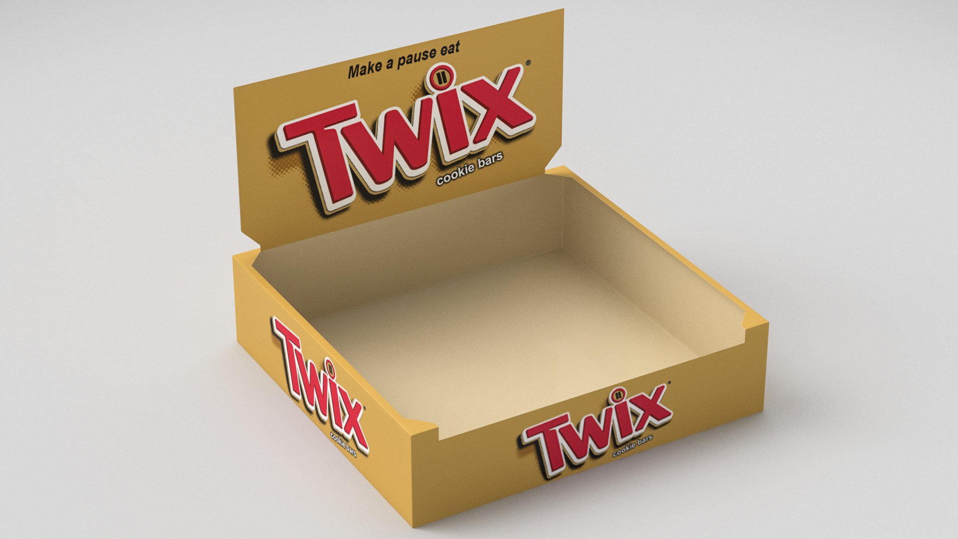 3D Box Twix Model - TurboSquid 1689257