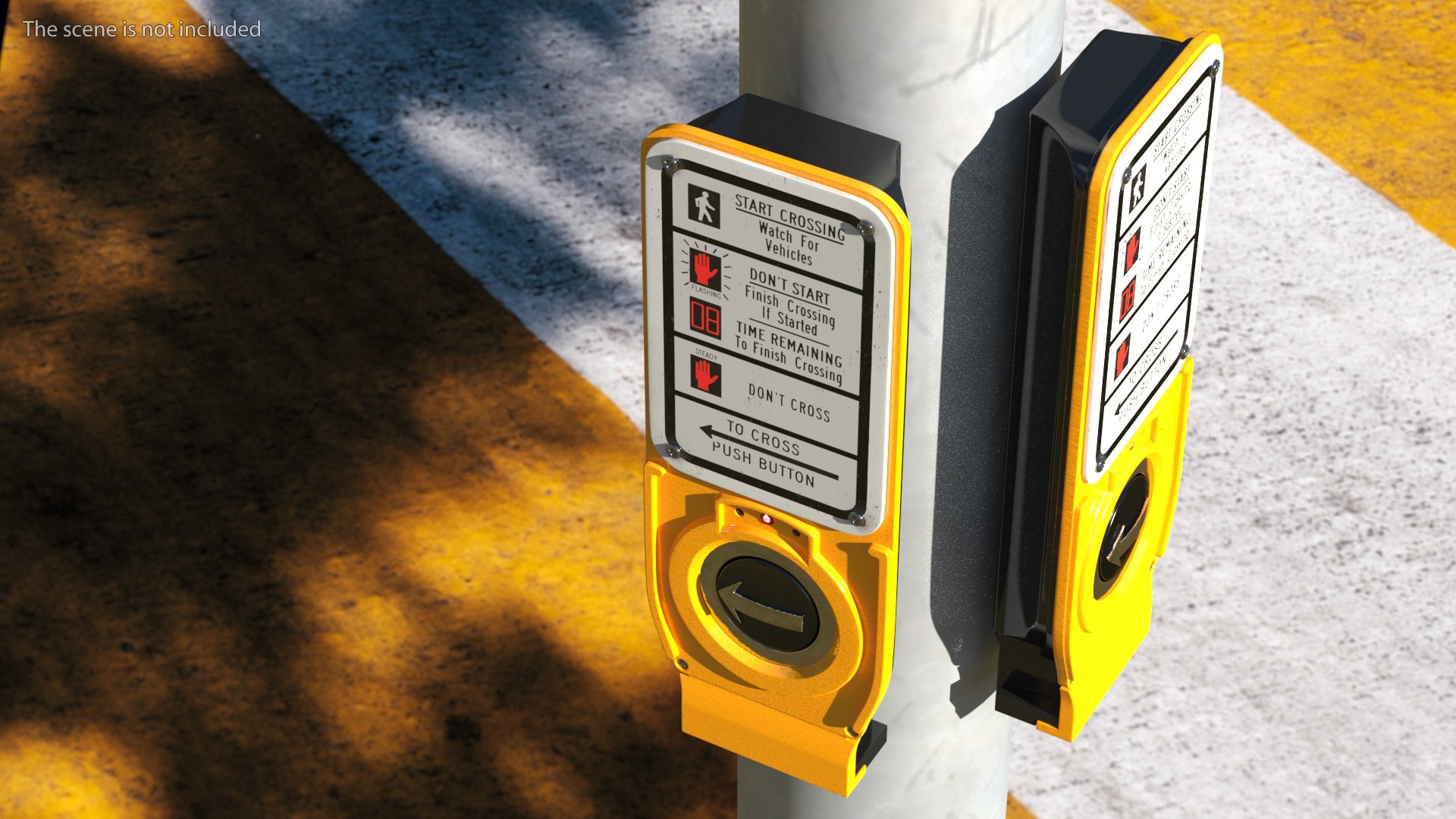 3D Crosswalk Button Direction NYC - TurboSquid 2033883