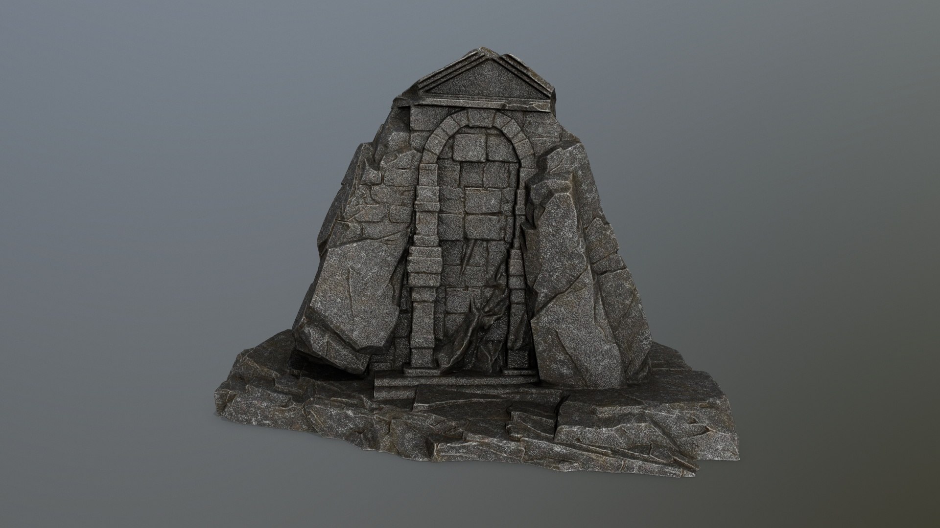 Statue gate 07 3D model - TurboSquid 1790096