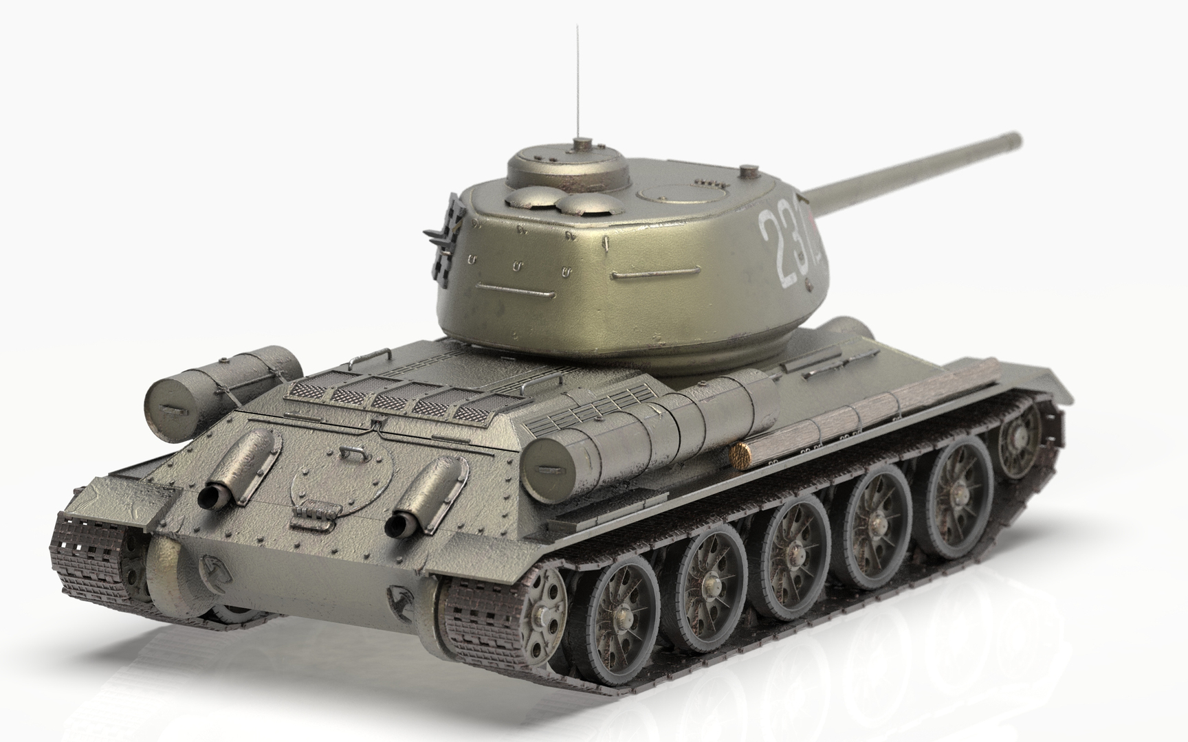 3D модель Т-34-85 - TurboSquid 1664304