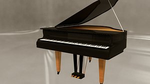 Download 3D Grand Piano Blender Models - TurboSquid