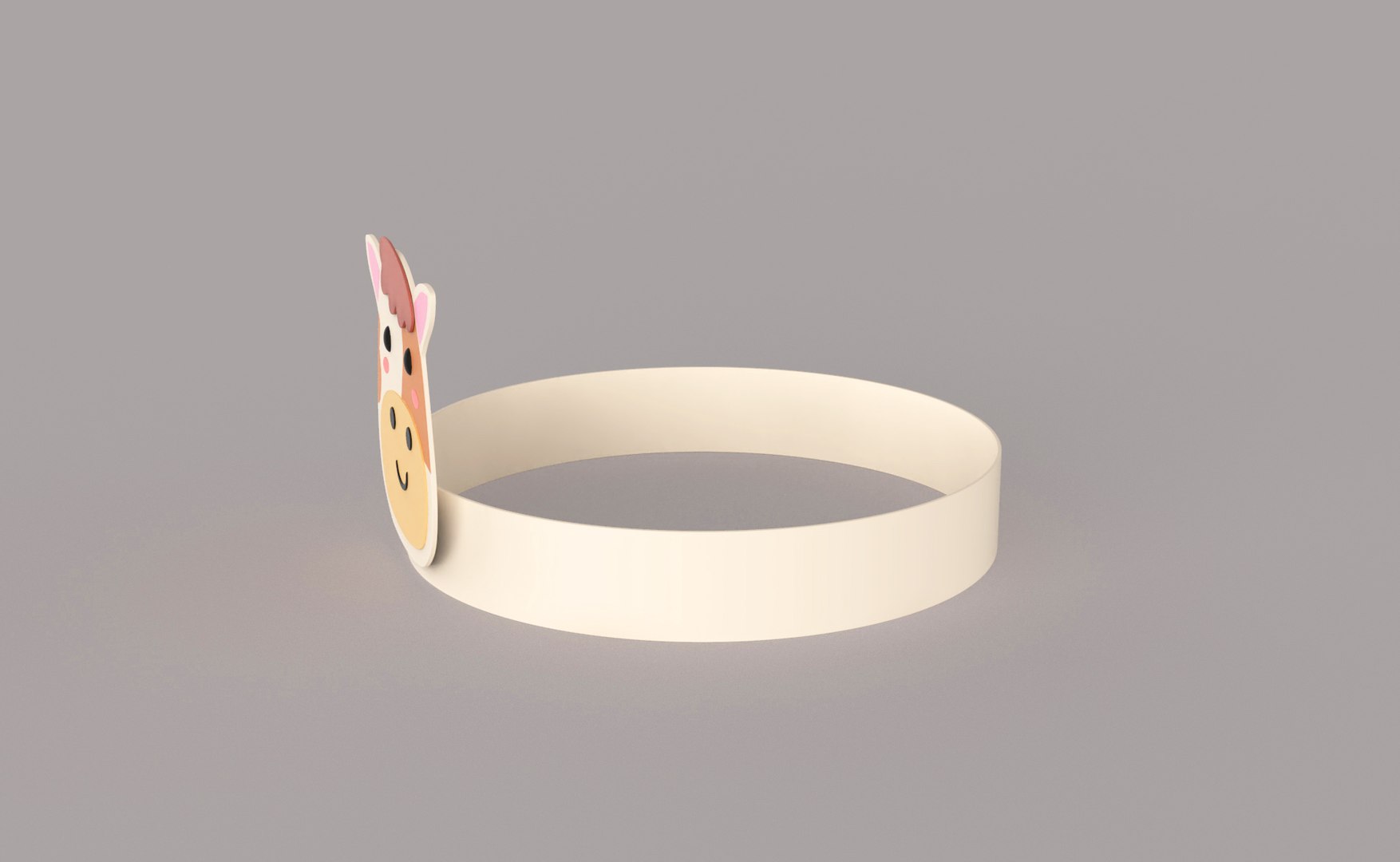 3D Paper Cow Headband Model - TurboSquid 2265593